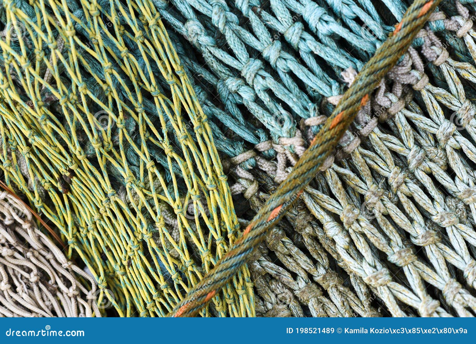 Old Rustic Fishing Nets, Fishing Nets Texture Stock Image - Image of ...