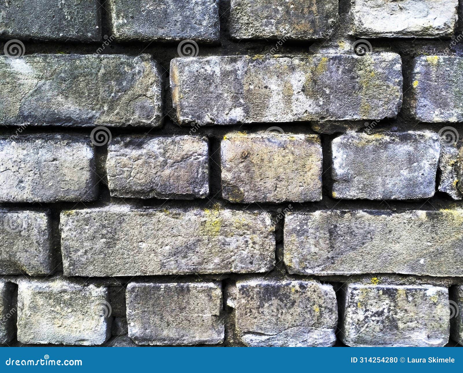 Old, Rustic Gray Brick Wall with Deep Texture Stock Photo - Image of ...