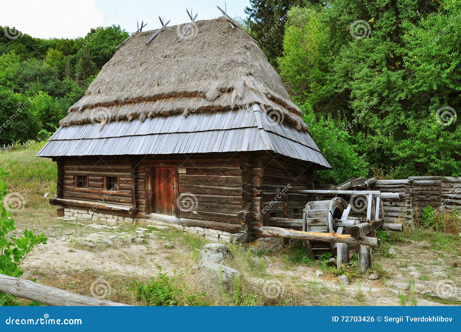 Old Rustic Grist Mill stock photo. Image of oldfashioned - 72703426