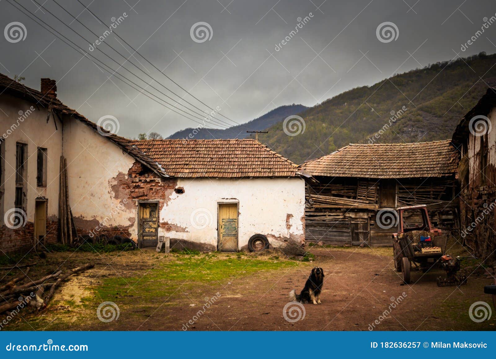 Old Rustic Idyllic Houses in a Village Topli Do Editorial Photography ... Old Rustic Idyllic Houses in a Village Topli Do Editorial Photography ...