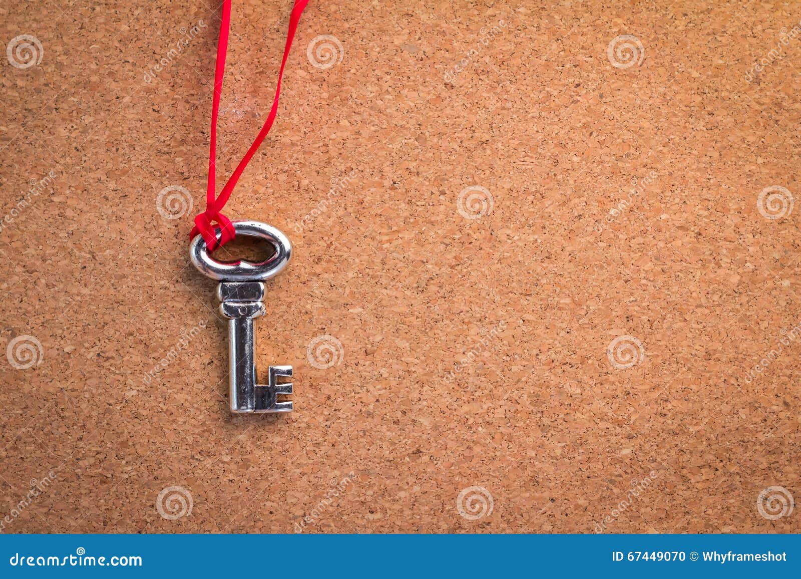 Old Rustic Key Red Ribbon Cork Board Stock Photos - Free & Royalty-Free ...