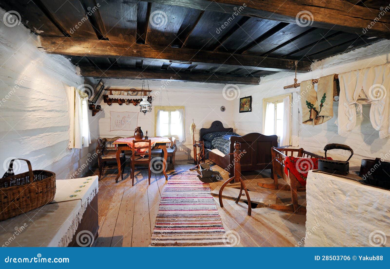 Old rustic room stock photo. Image of country, rural - 28503706