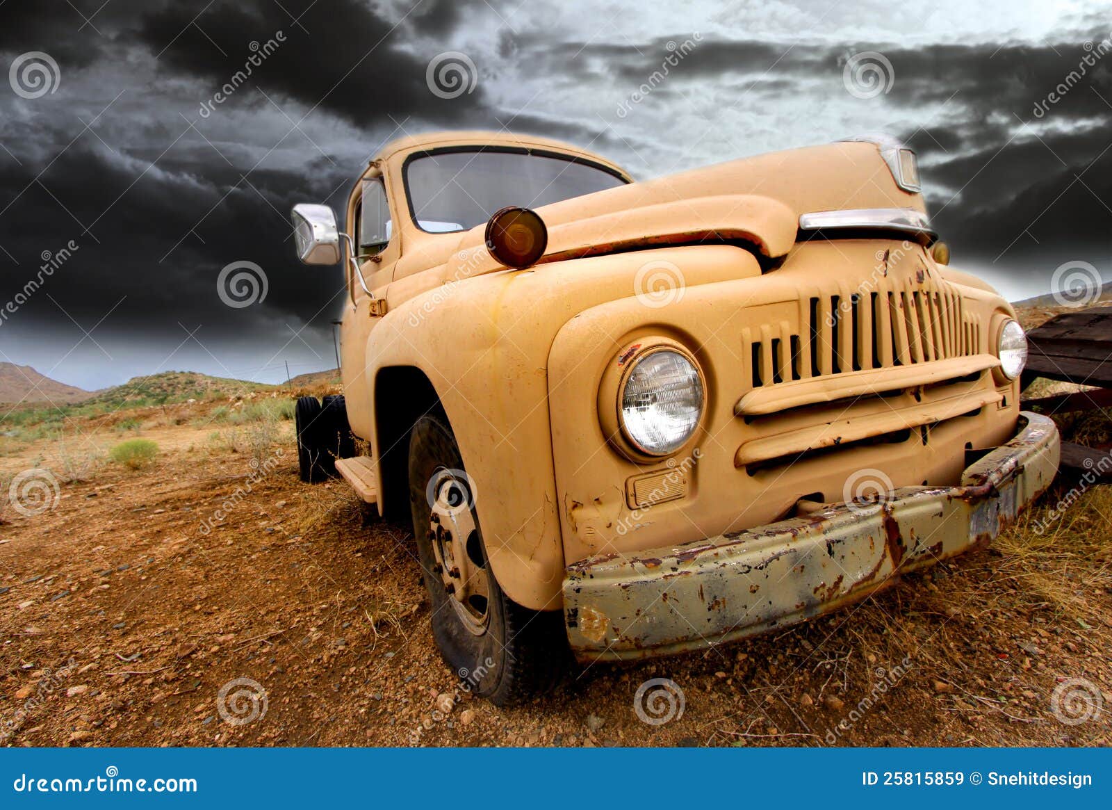 Old rustic truck stock image. Image of farm, angle, rural - 25815859