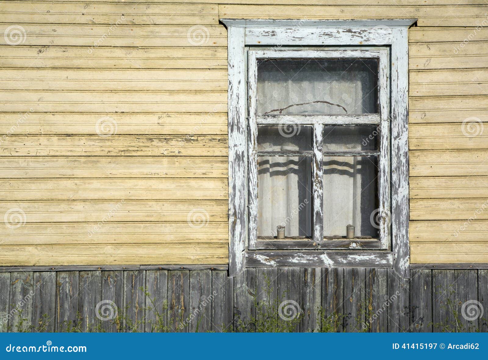 Old rustic window stock image. Image of detail, handmade - 41415197