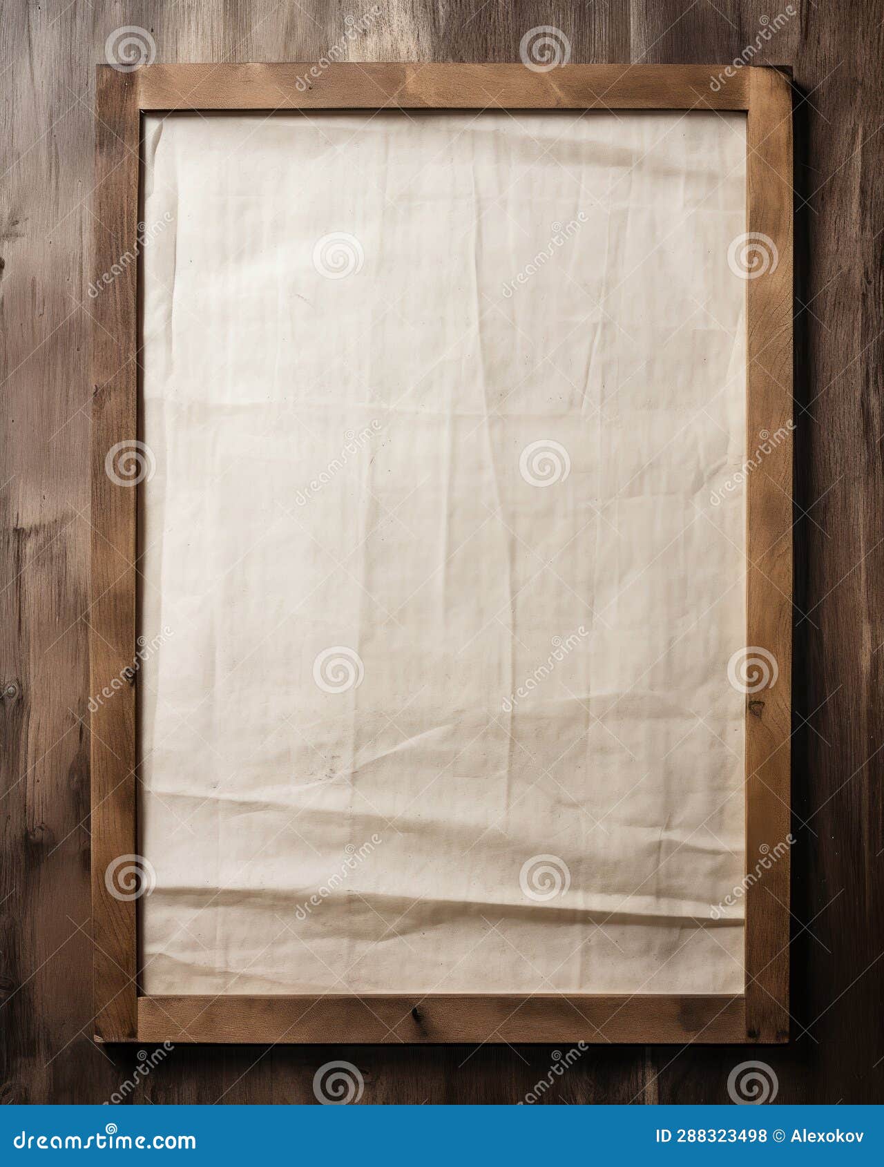 Old Rustic Wood Frame with Border AI Generated Stock Illustration ...