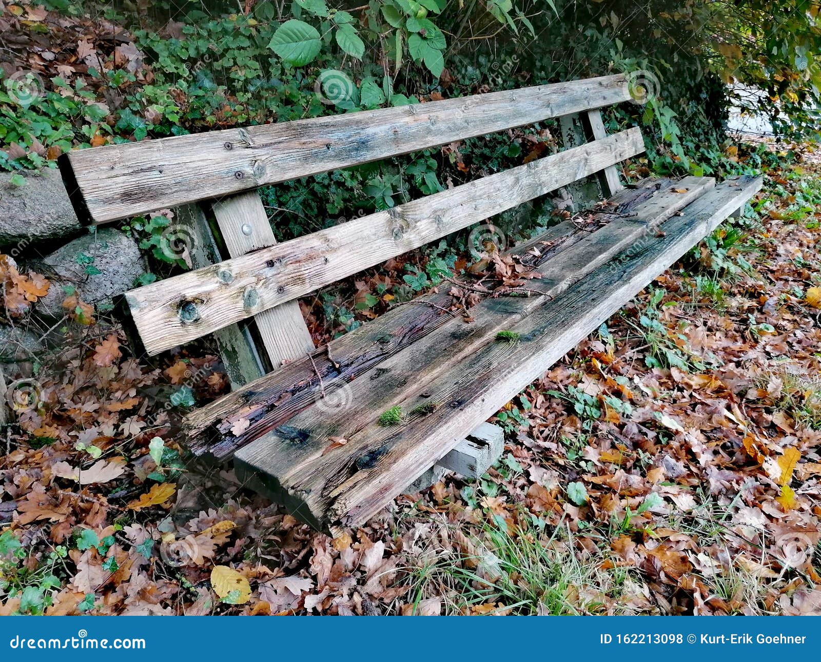 Old and rustical bench stock photo. Image of wood, rustical - 162213098