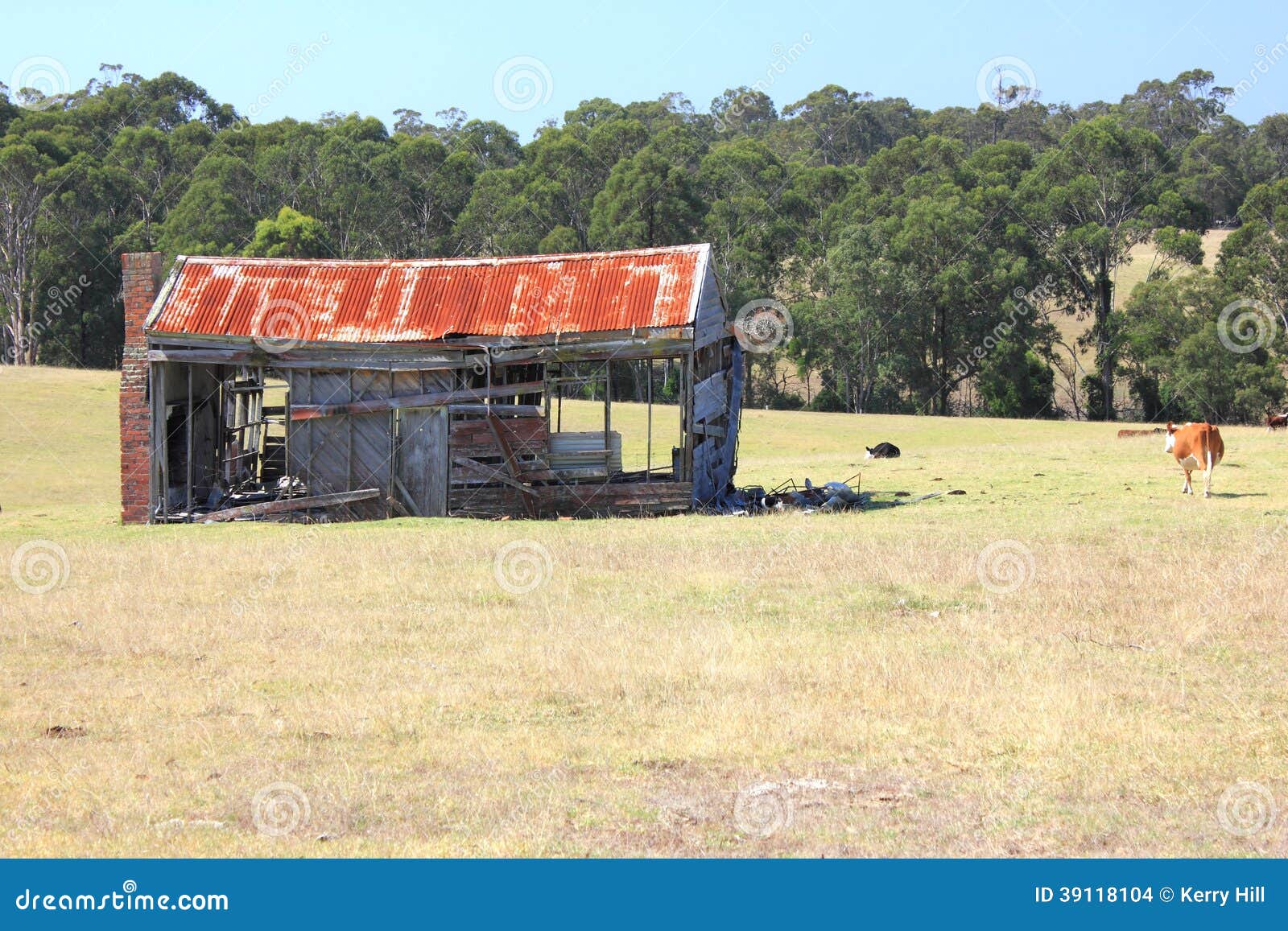 Old And Rusting Australian Pioneers Horse Drawn Wagon Stock Photo ...