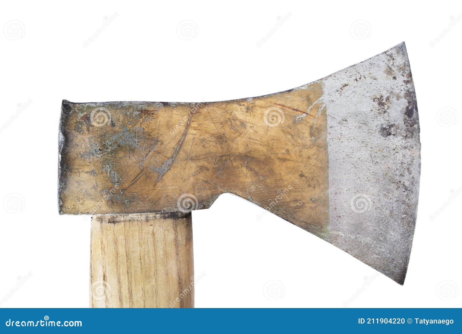 Old ax head isolated stock photo. Image of tool, sharp - 211904220
