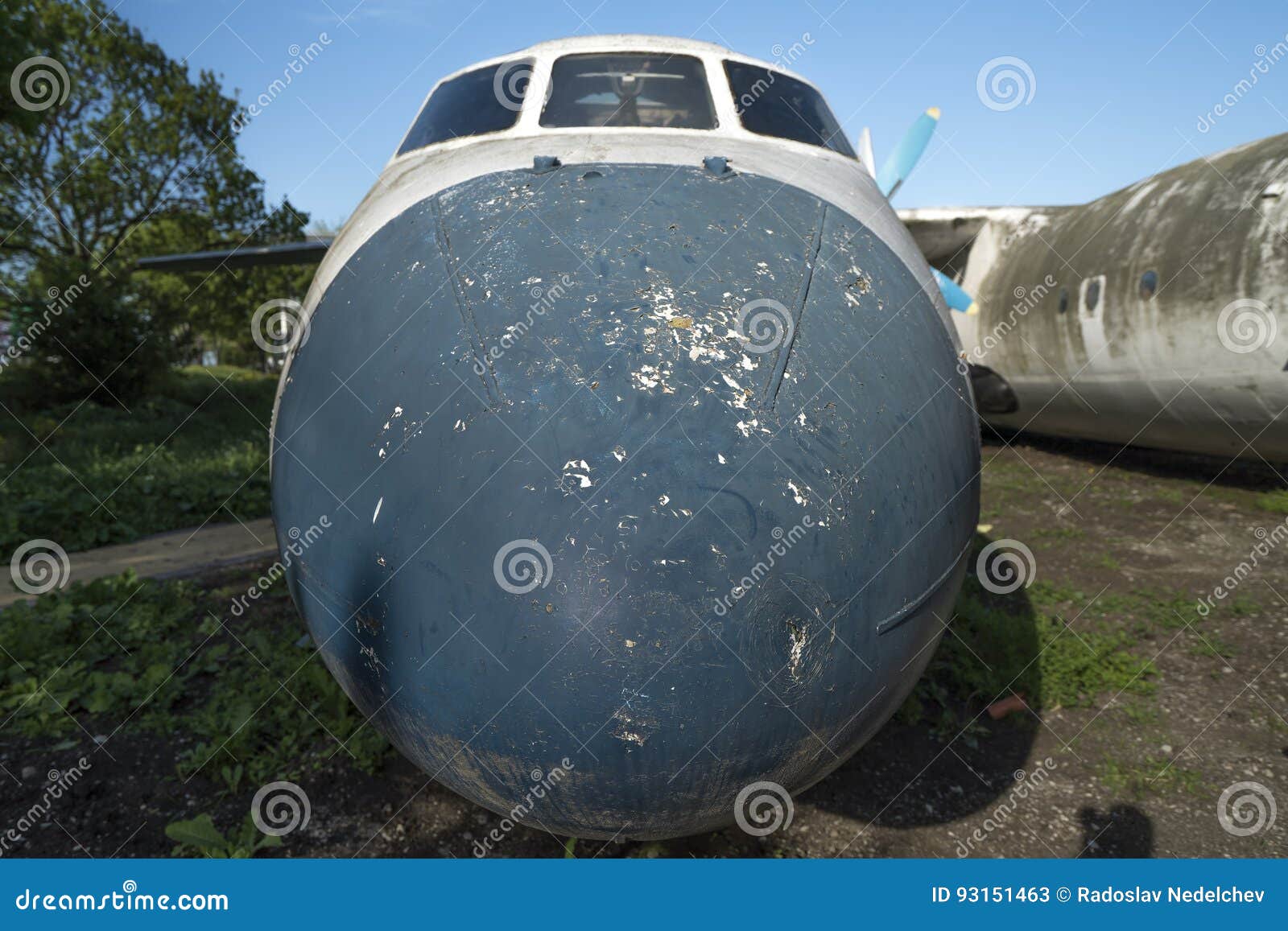 Old Rusty Abandoned Airplanes Stock Image - Image of airport, parts ...