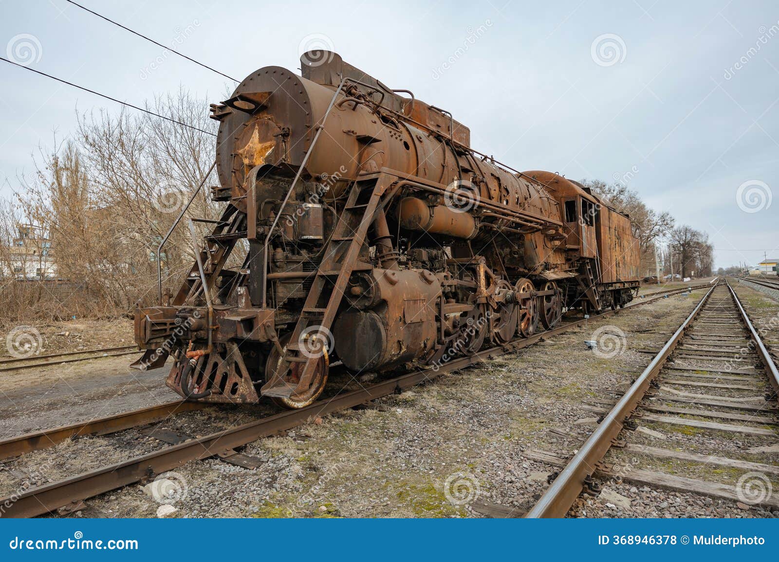Abandoned Steam Locomotive Royalty-Free Stock Photography ...