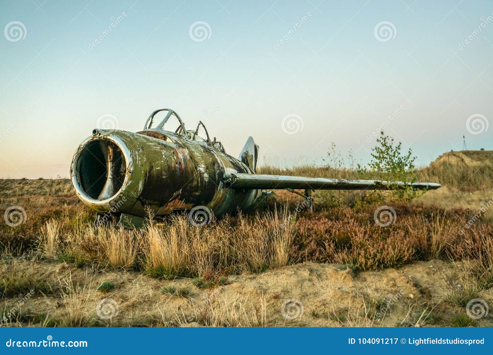 Old rusty airplane stock image. Image of travel, daytime - 104091217