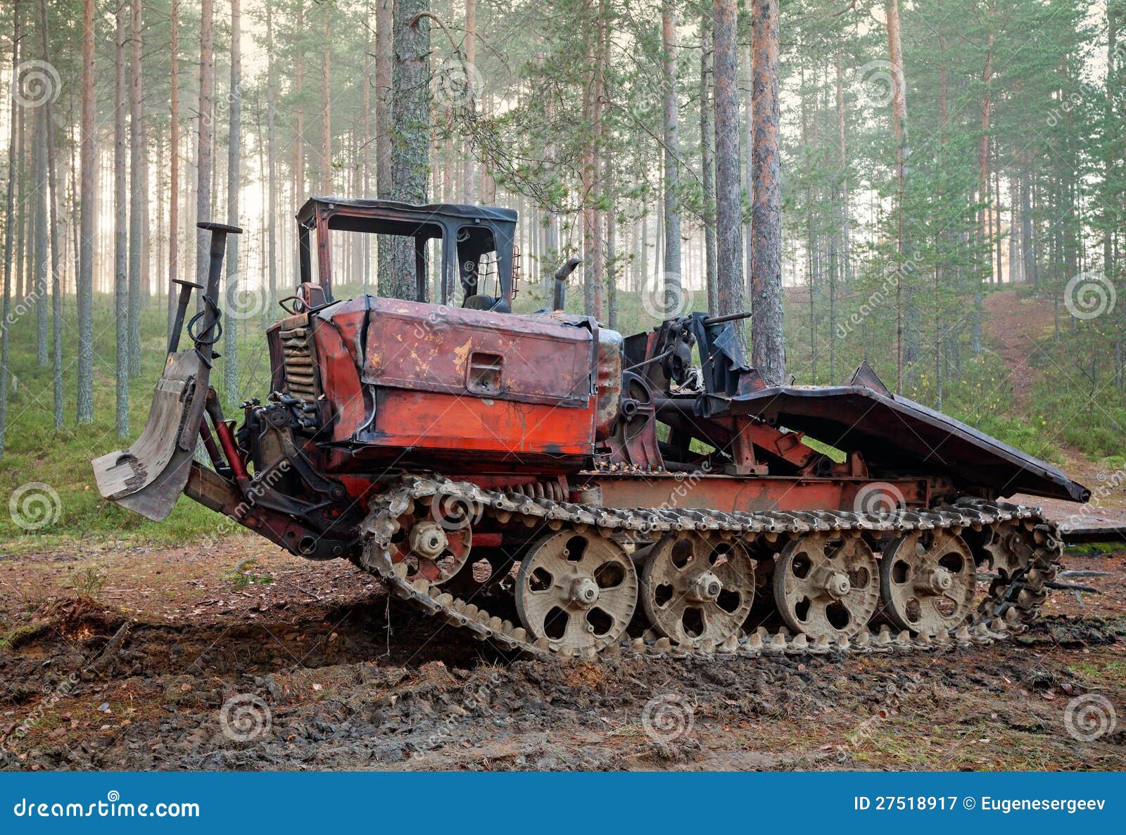 Old Rusty All-terrain Vehicle Stock Image - Image of construction ...