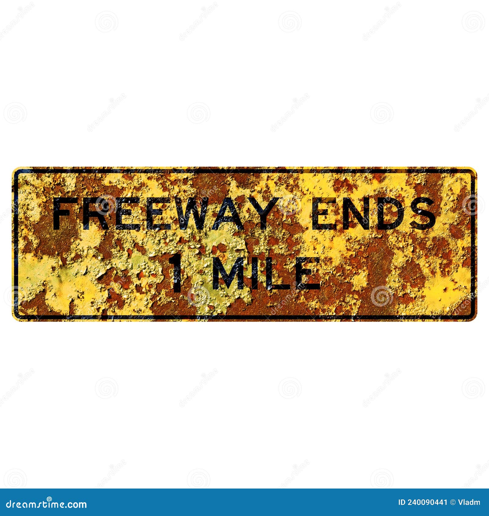 Freeway Ends Sign Stock Photography | CartoonDealer.com #51941288
