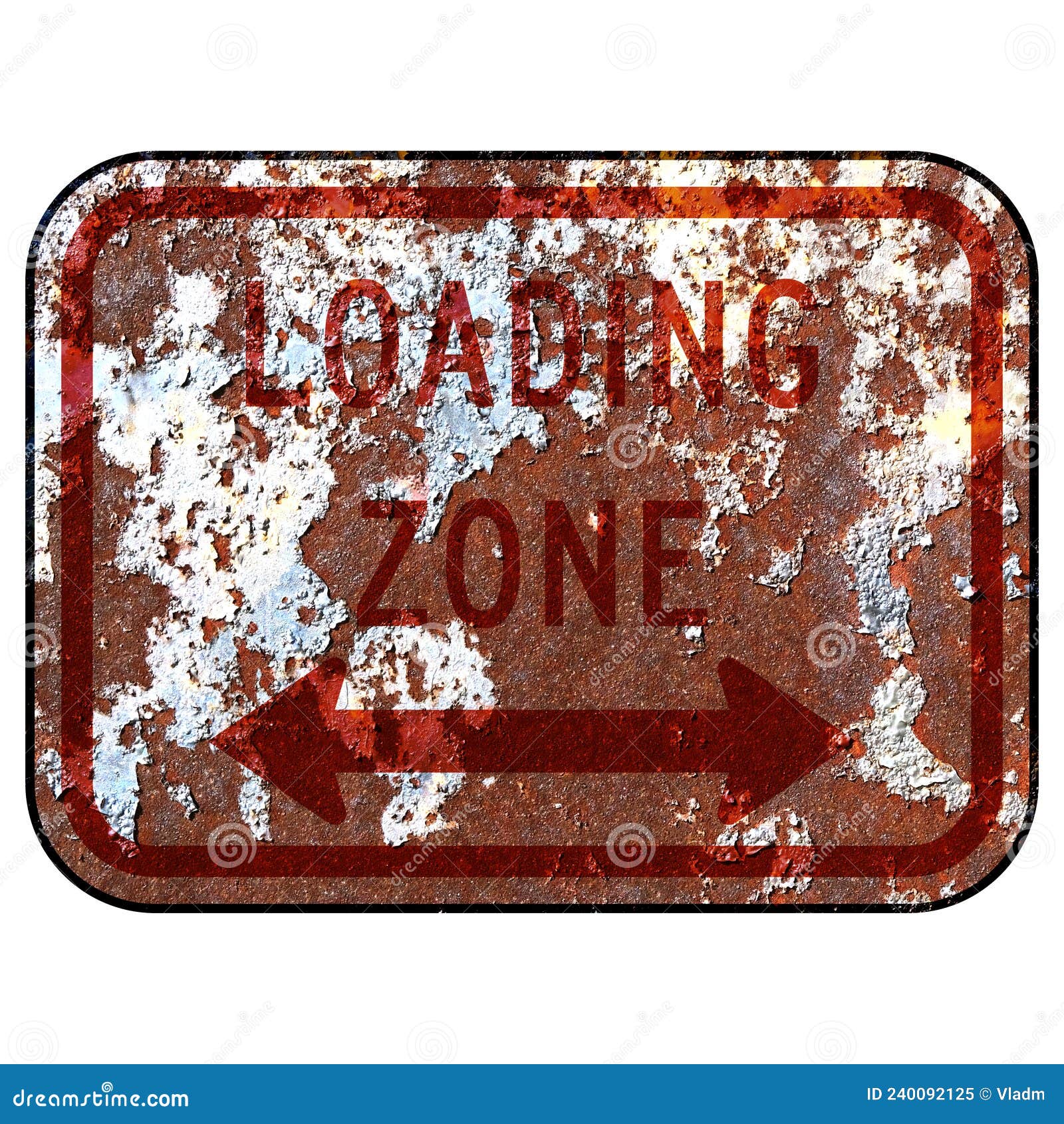 Loading Zone No Parking At Any Time Prohibitory Sign Icon Of 3 Types ...
