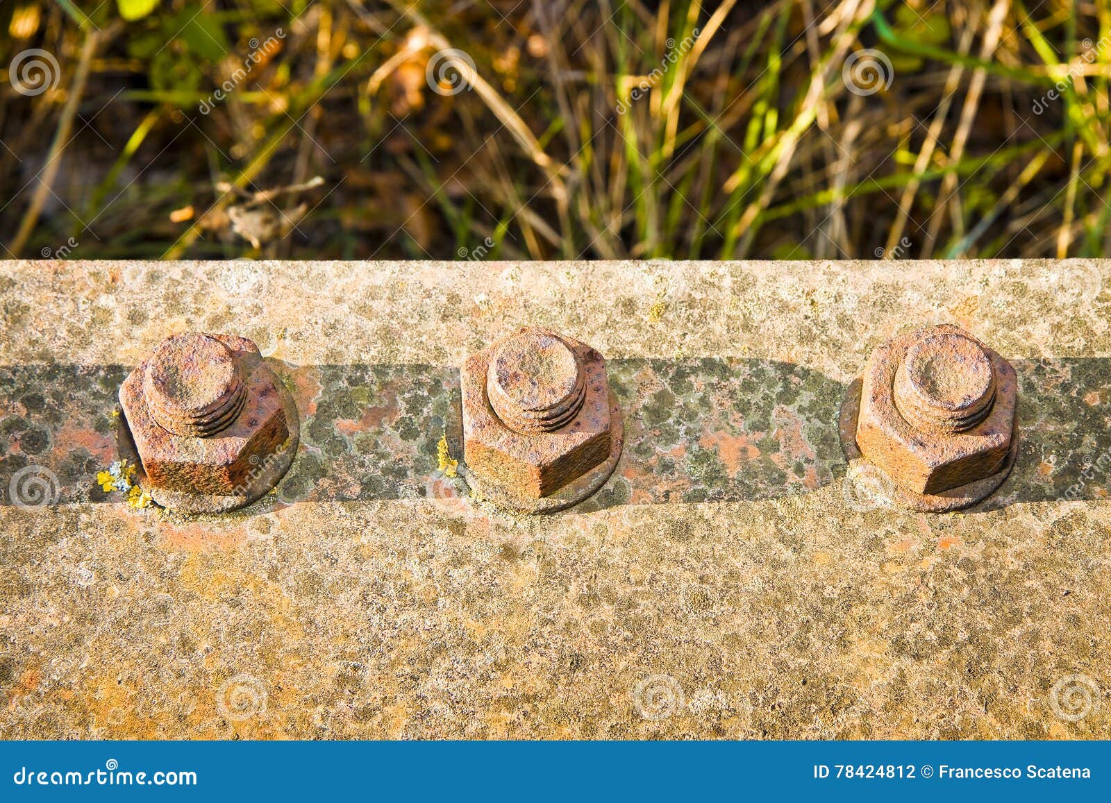 Old Rusty Anchor Bolt with Iron Plate Stock Photo - Image of rusted ...