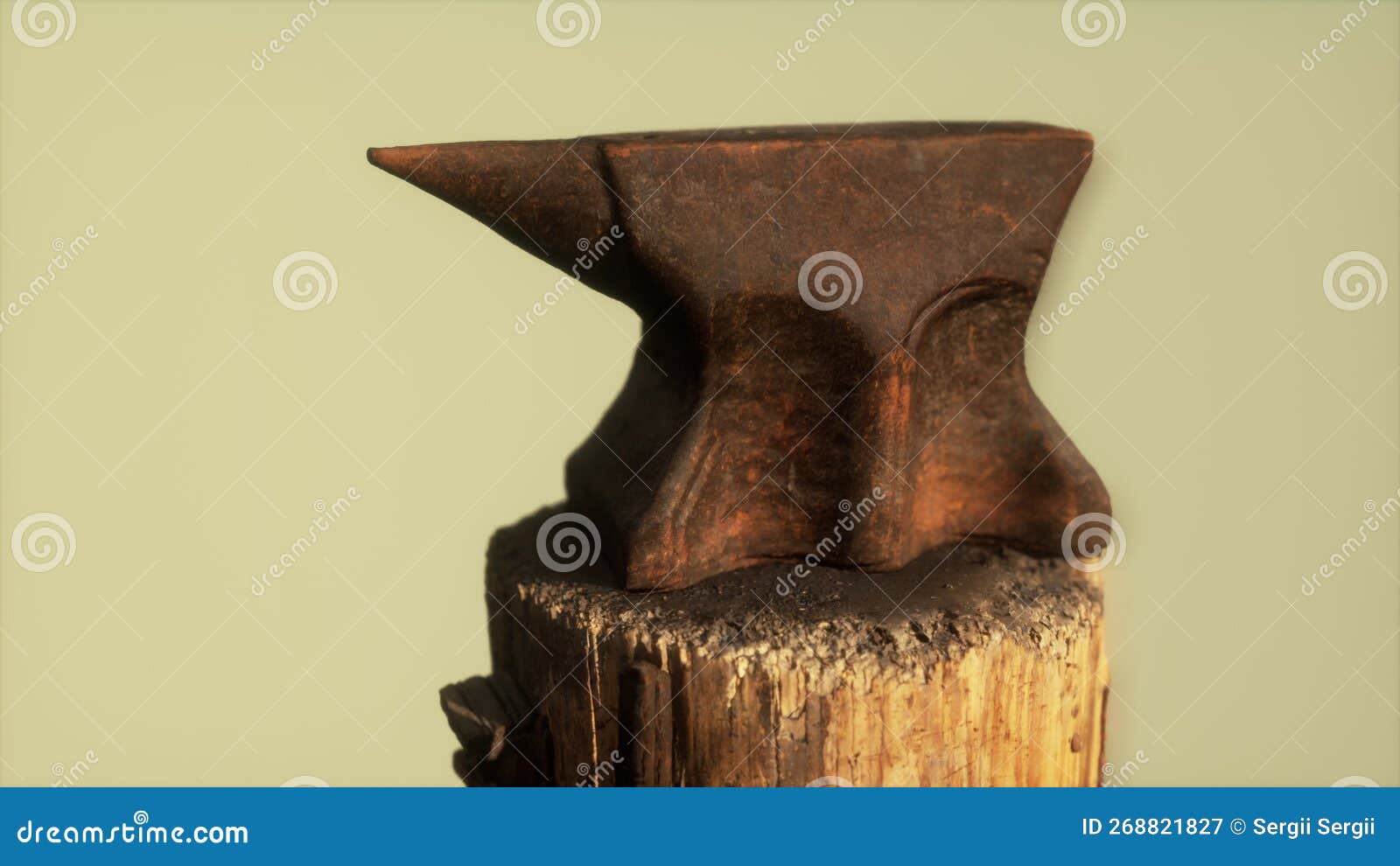 Old Rusty Anvil from the Village Forge Stock Image - Image of black ...