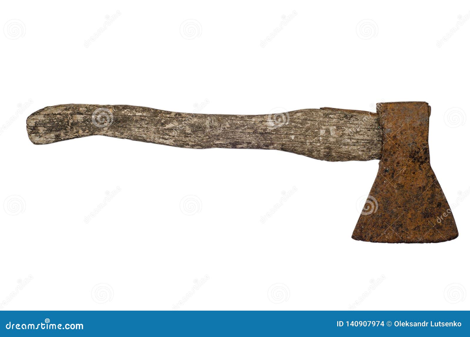 Old Rusty Axe on White Background Stock Photo - Image of rusty ...