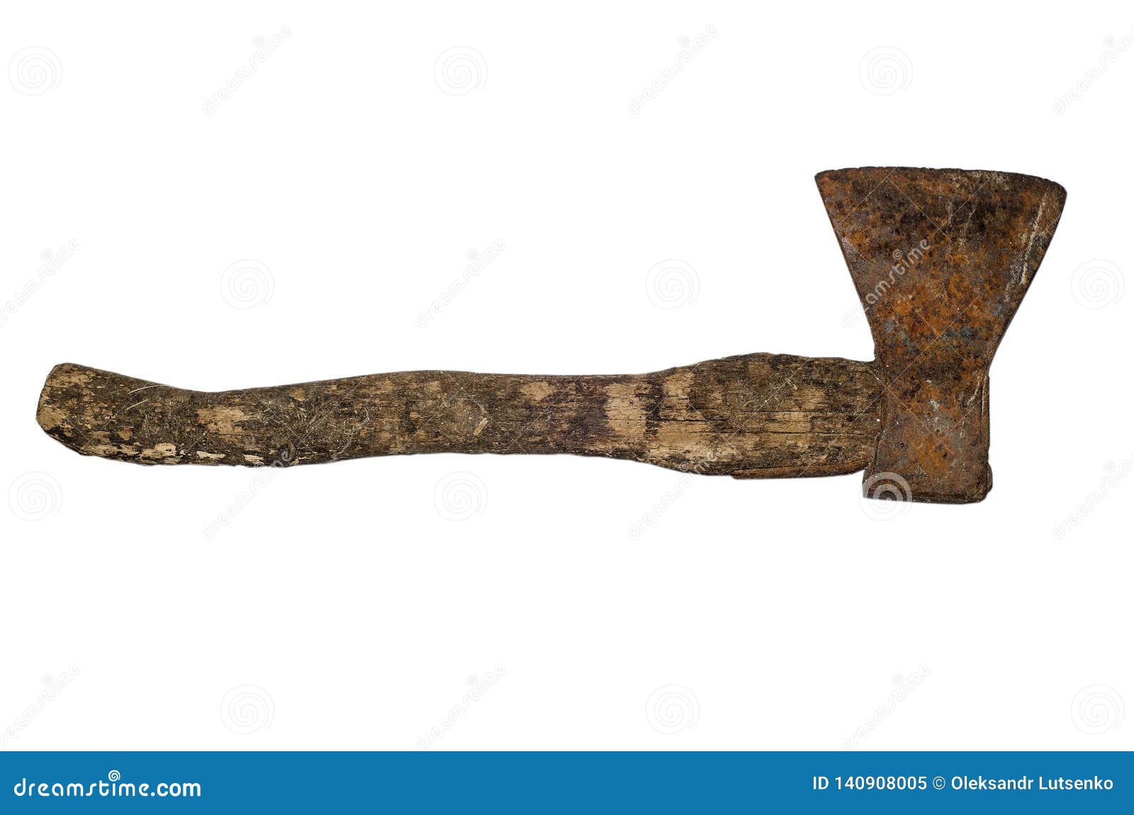 Old Rusty Axe on White Background Stock Image - Image of weapon, metal ...