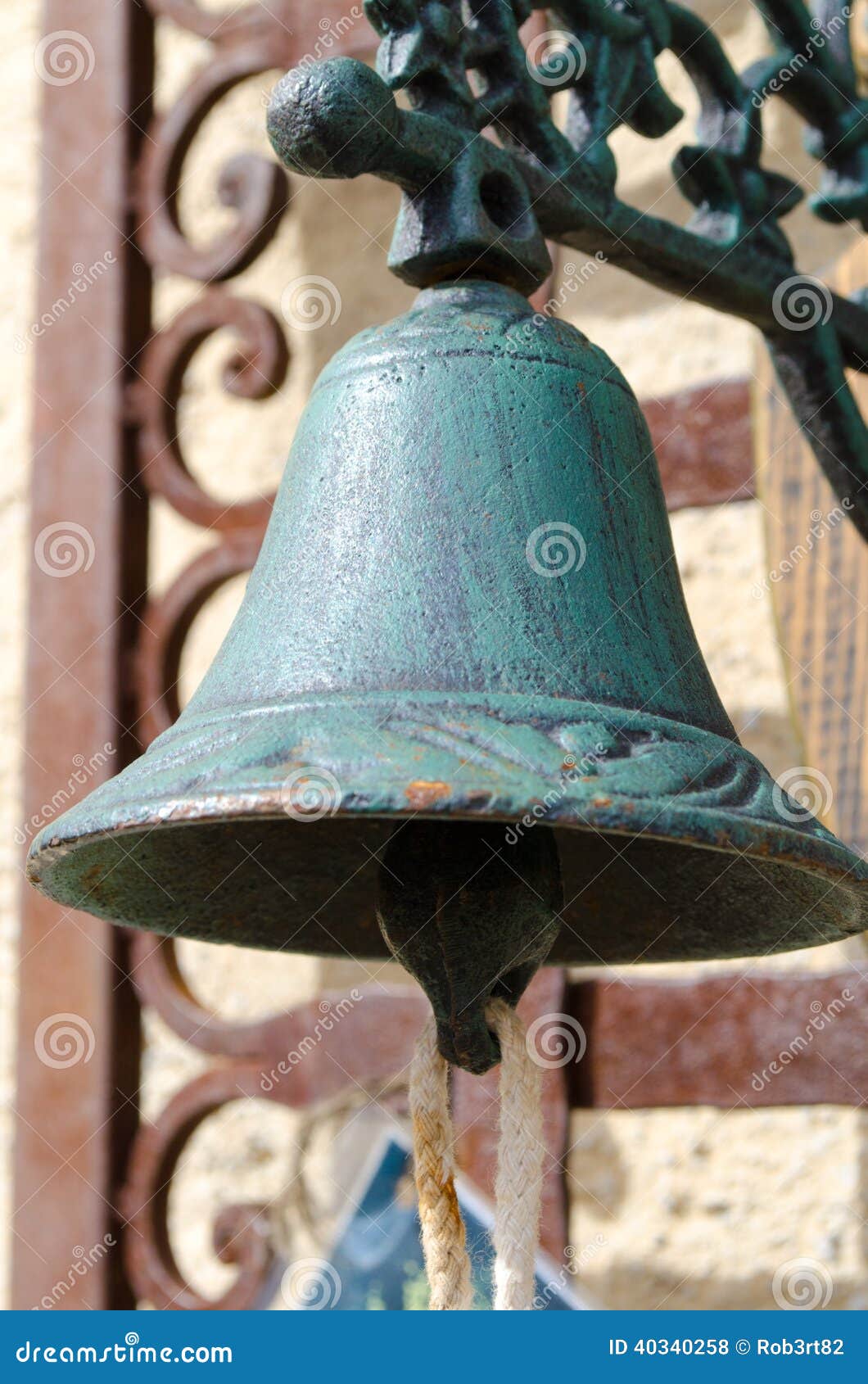 Old rusty bell stock photo. Image of metal, house, architecture - 40340258
