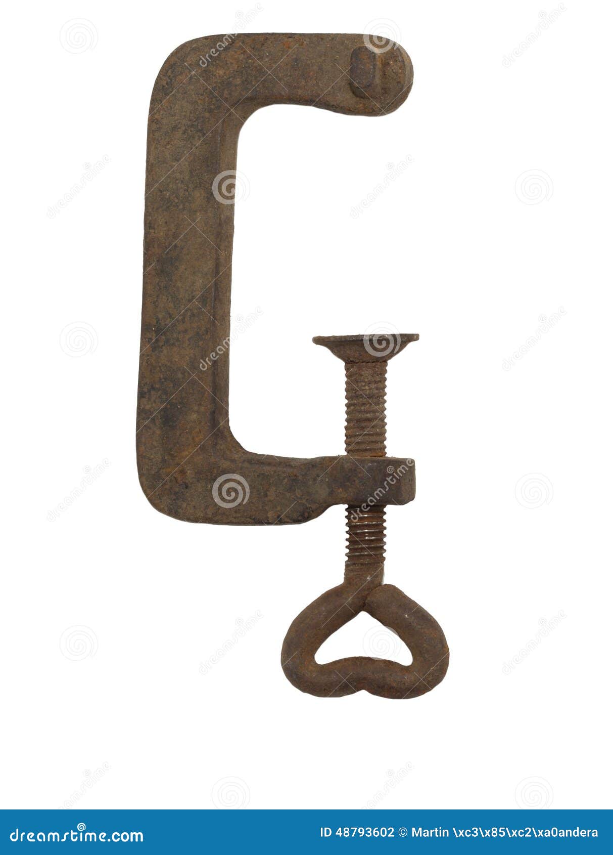 Old Rusty Bench Vice, Metal Vice with a Stock Photo - Image of pressure ...