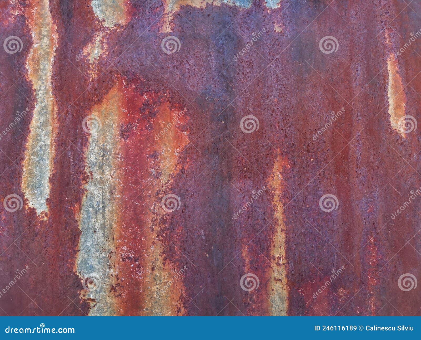 Old Rusty Board Wall Background with Different Textures Stock Image ...