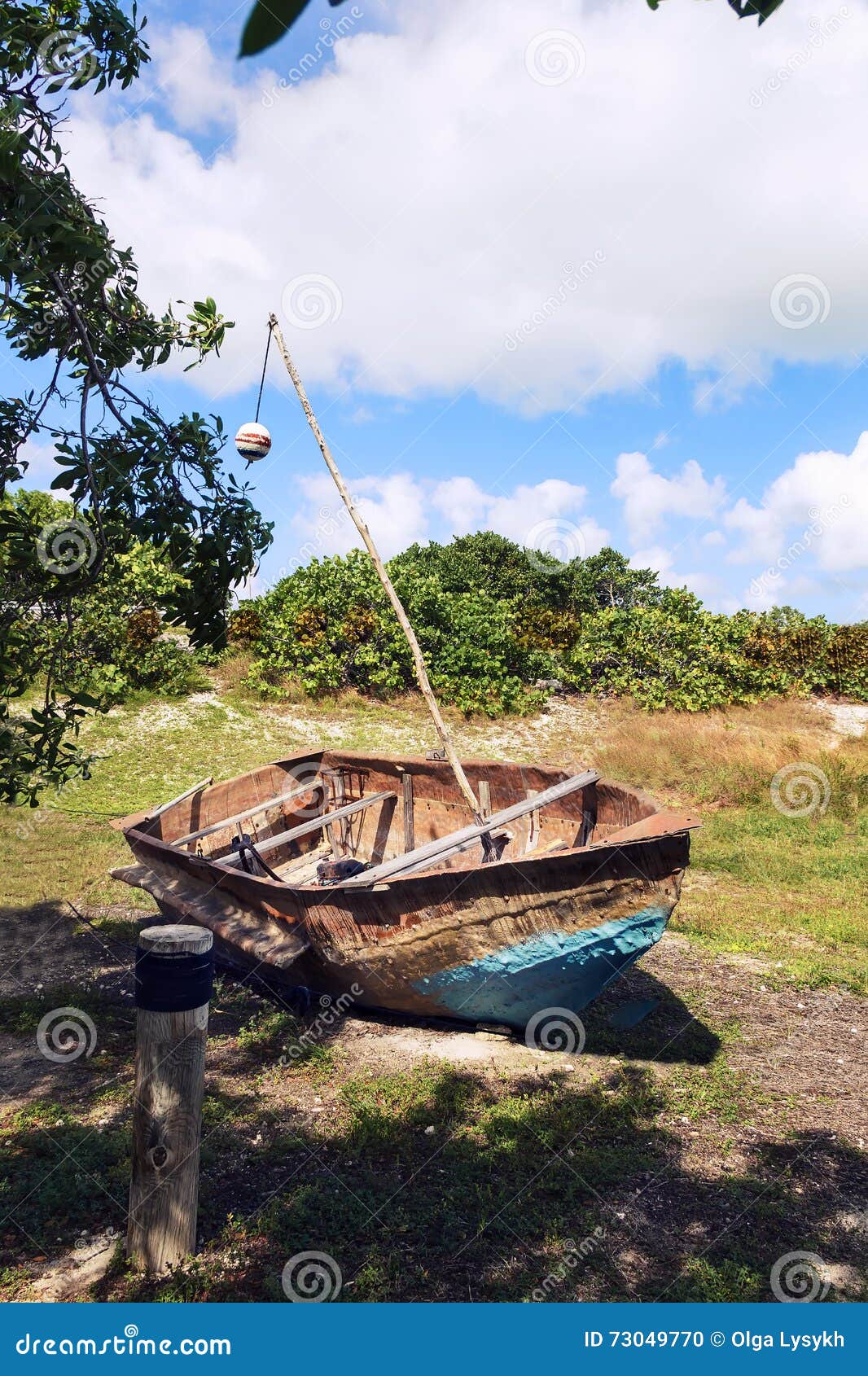 Old Rusty Boat on the Grass Stock Photo - Image of grass, derelict ...