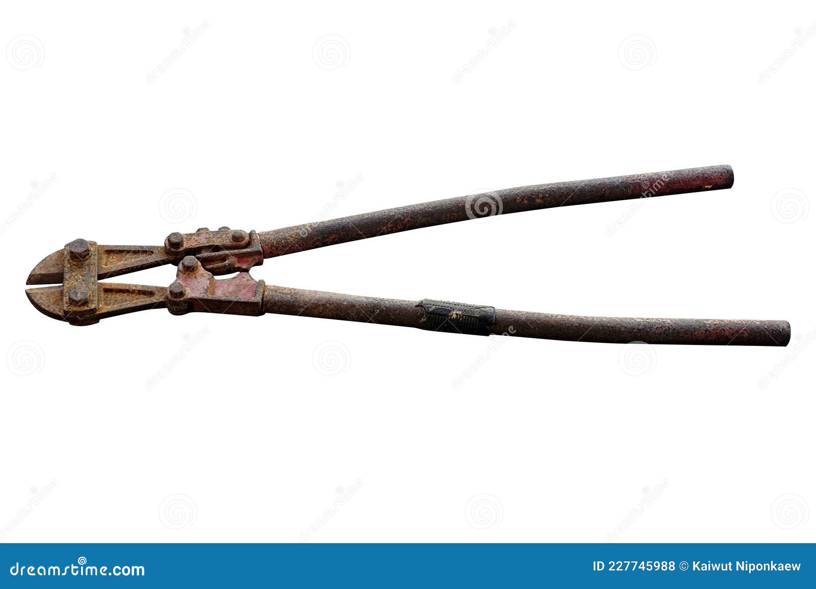 Old rusty bolt cutter stock photo. Image of break, business - 227745988