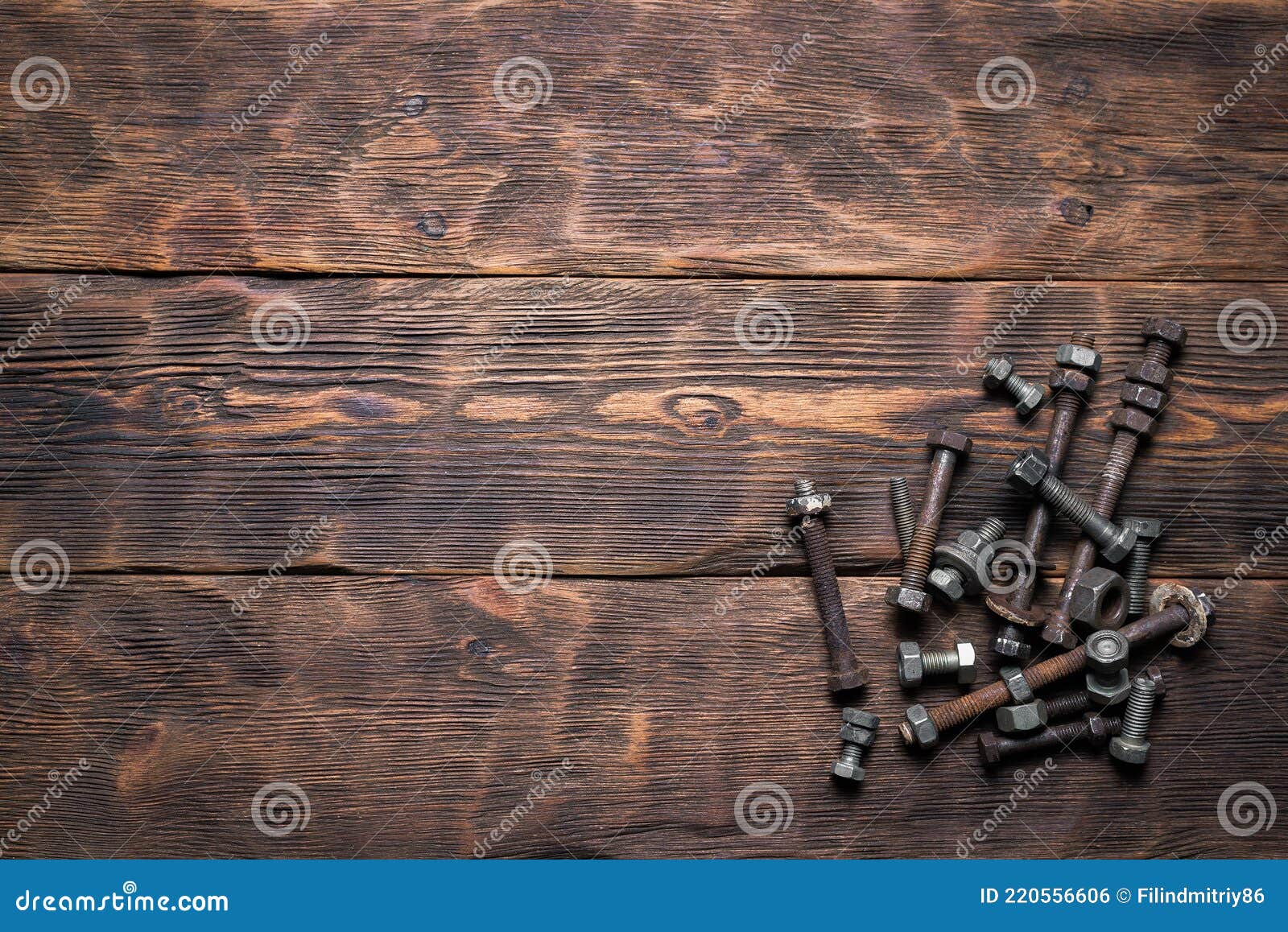 Bolts stock photo. Image of desk, table, board, fastening - 220556606