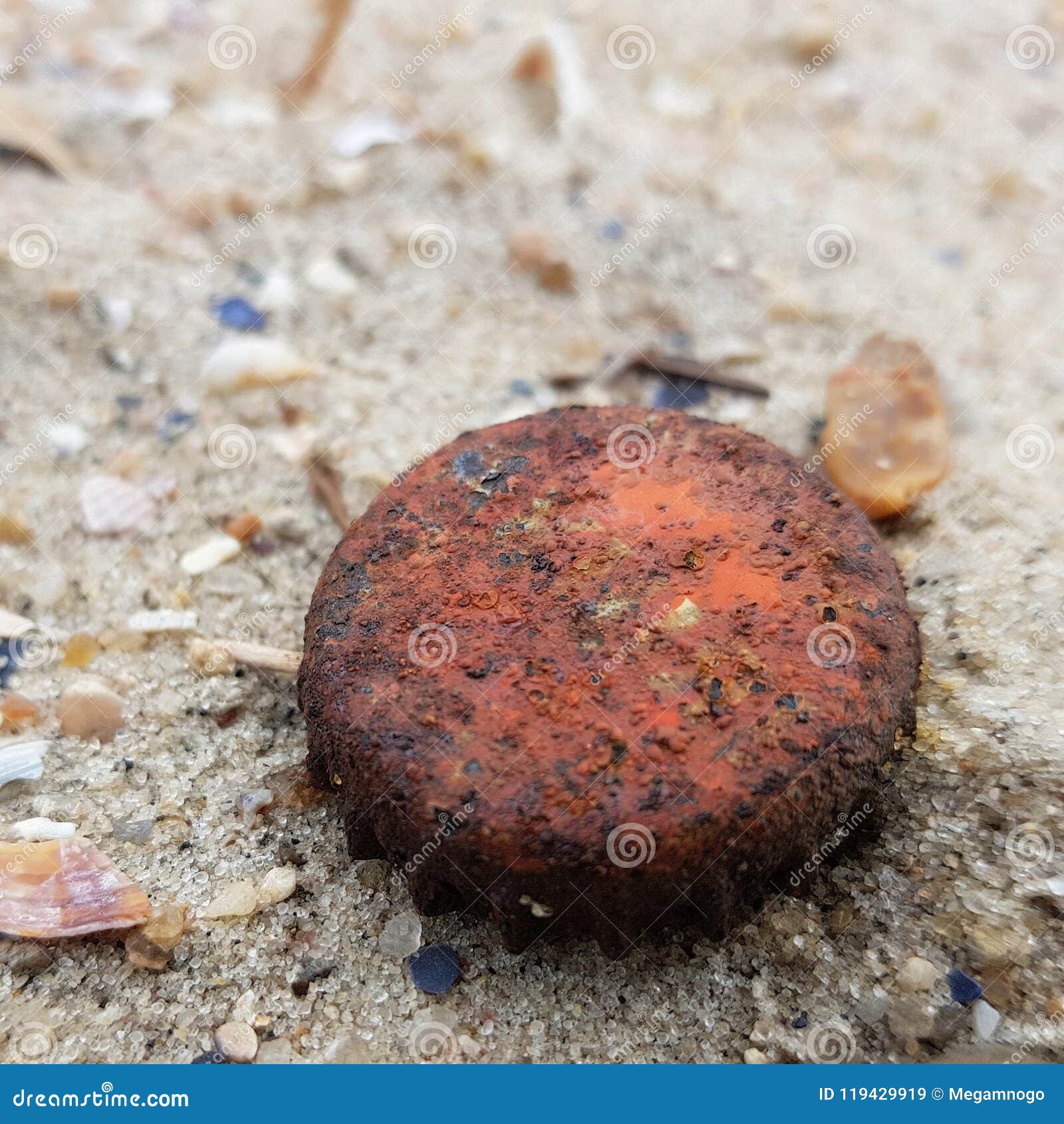 Old rusty bottle cap stock image. Image of metallic - 119429919