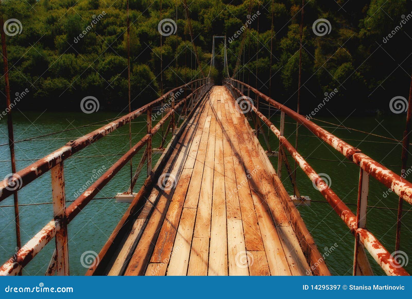 Old rusty bridge stock image. Image of retro, grain, design - 14295397