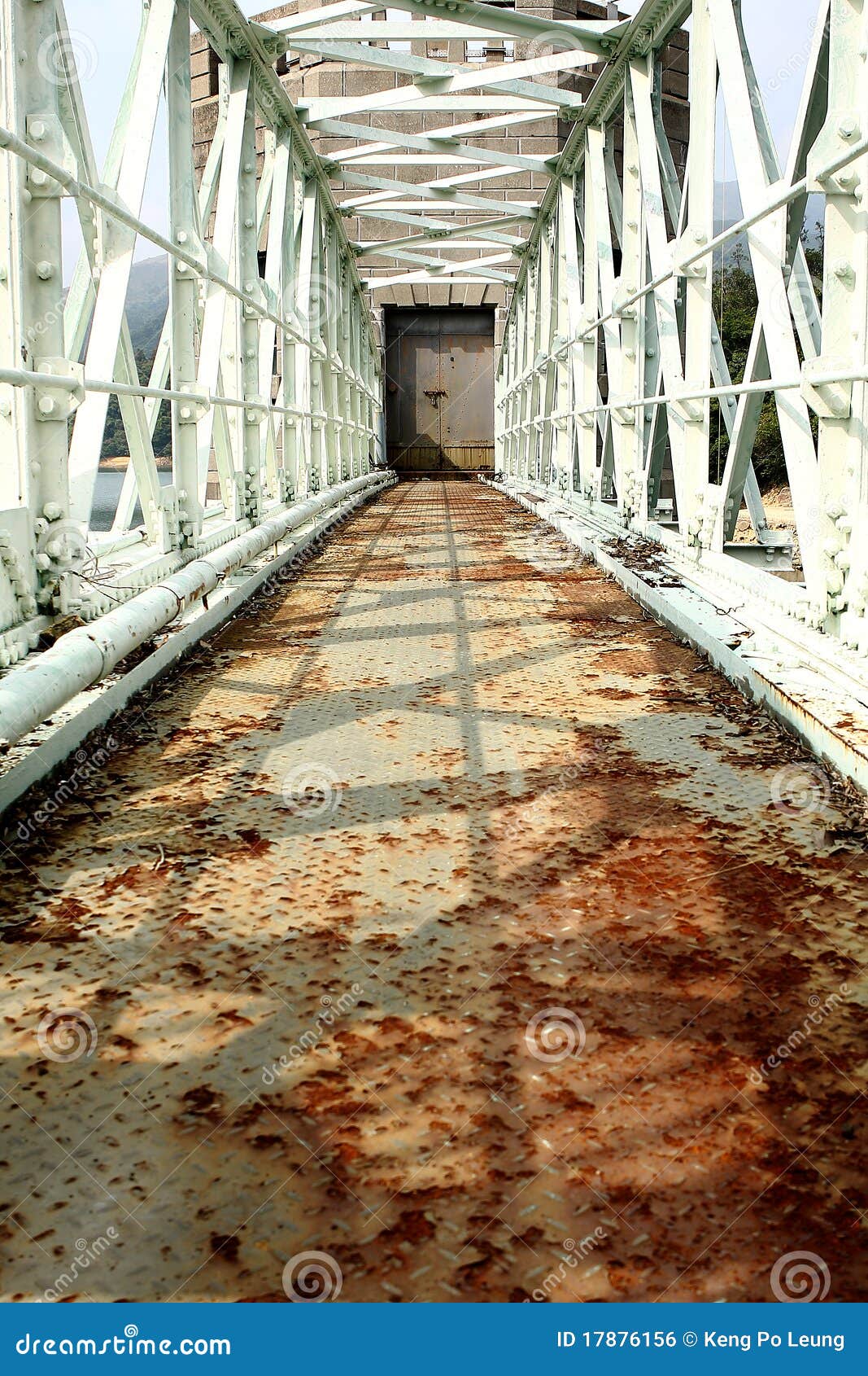 Old rusty bridge stock photo. Image of empty, damaged - 17876156