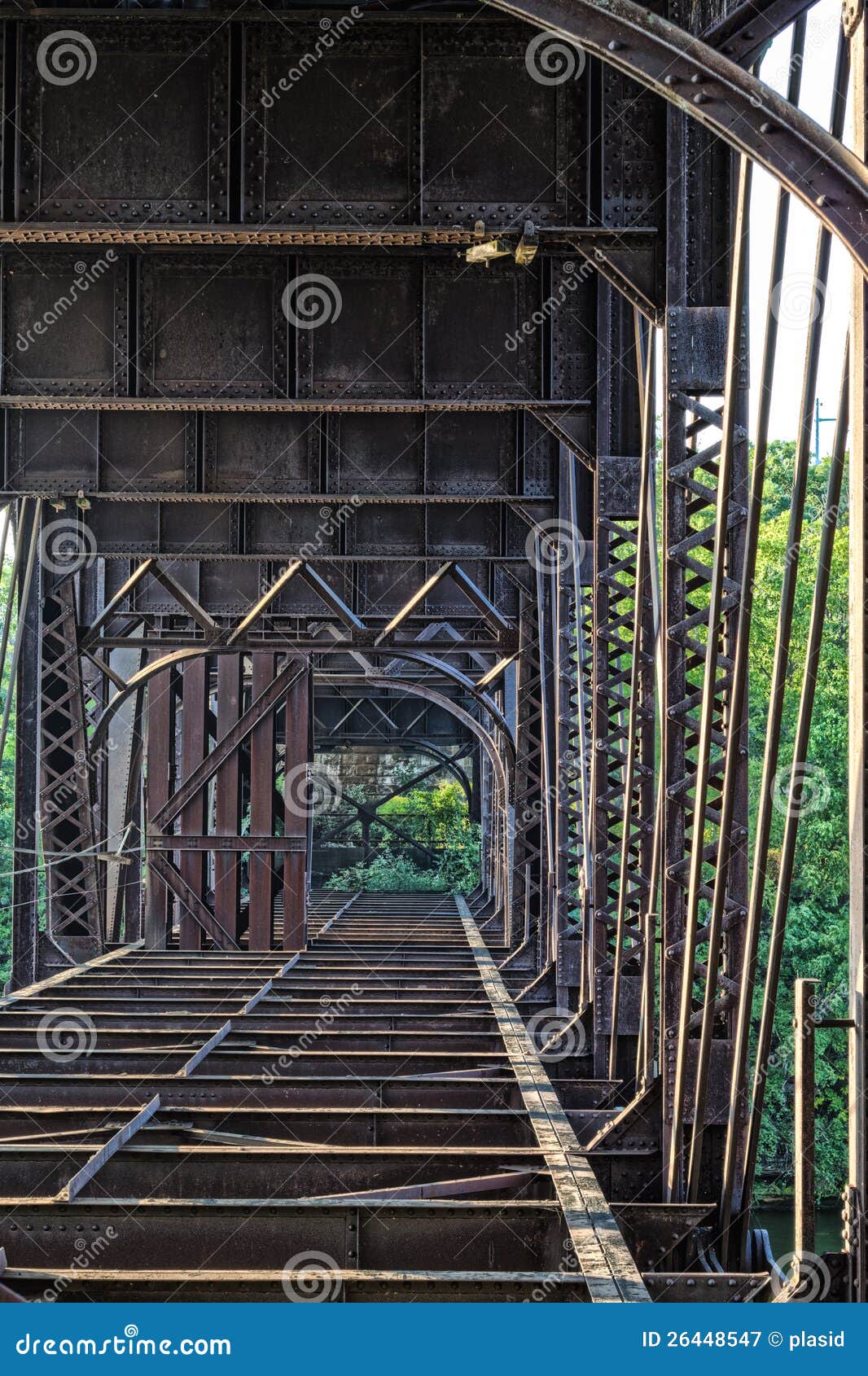 Old rusty bridge stock image. Image of abstract, column - 26448547