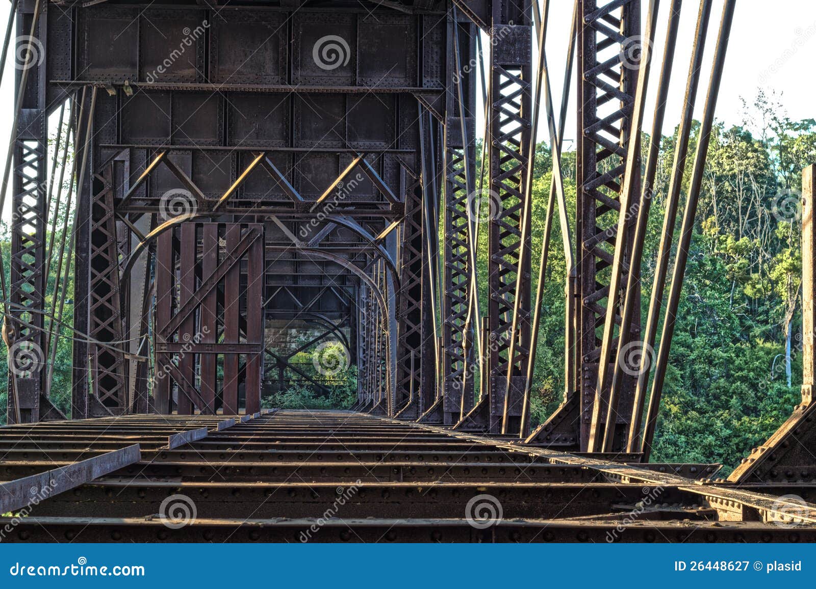 Old rusty bridge stock image. Image of historic, outdoor - 26448627