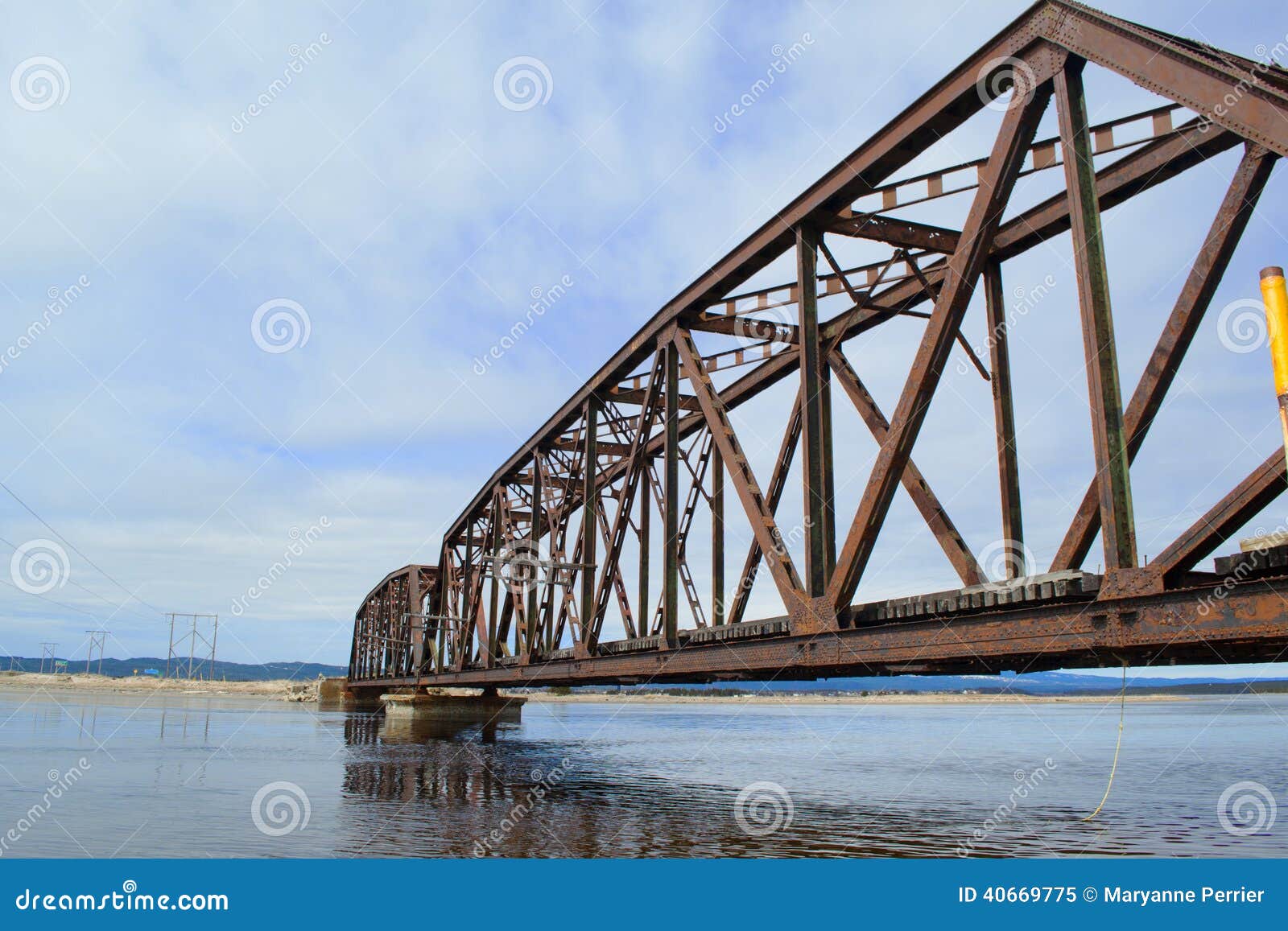 A Rusty Old Bridge Known As Silver Bridge In Naranjito Stock Photo ...