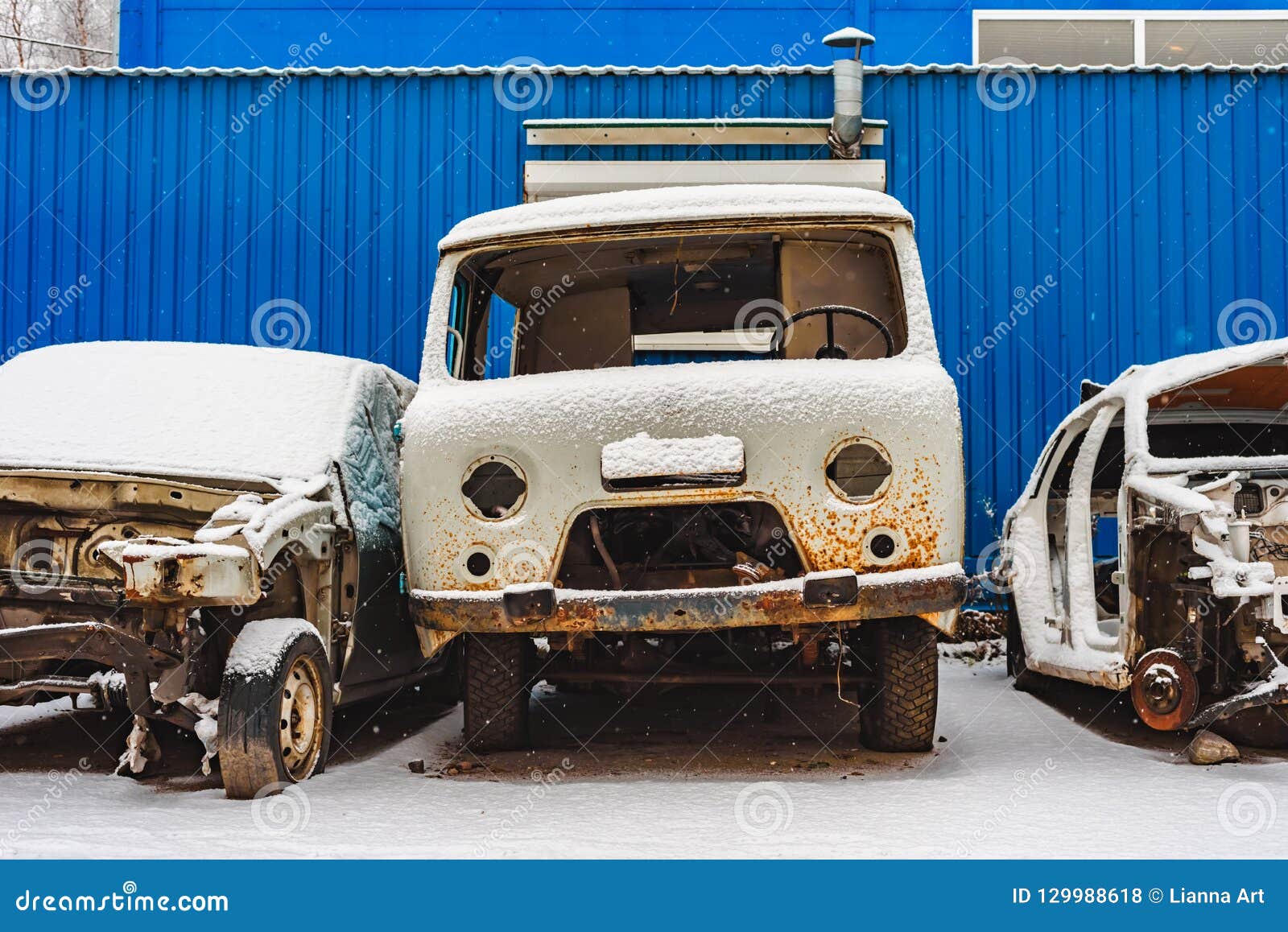 The Old Rusty Broken Cars on a Dump Stock Photo - Image of junk, metal ...