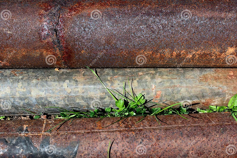 Old rusty broken pipes stock photo. Image of abstract - 98238794