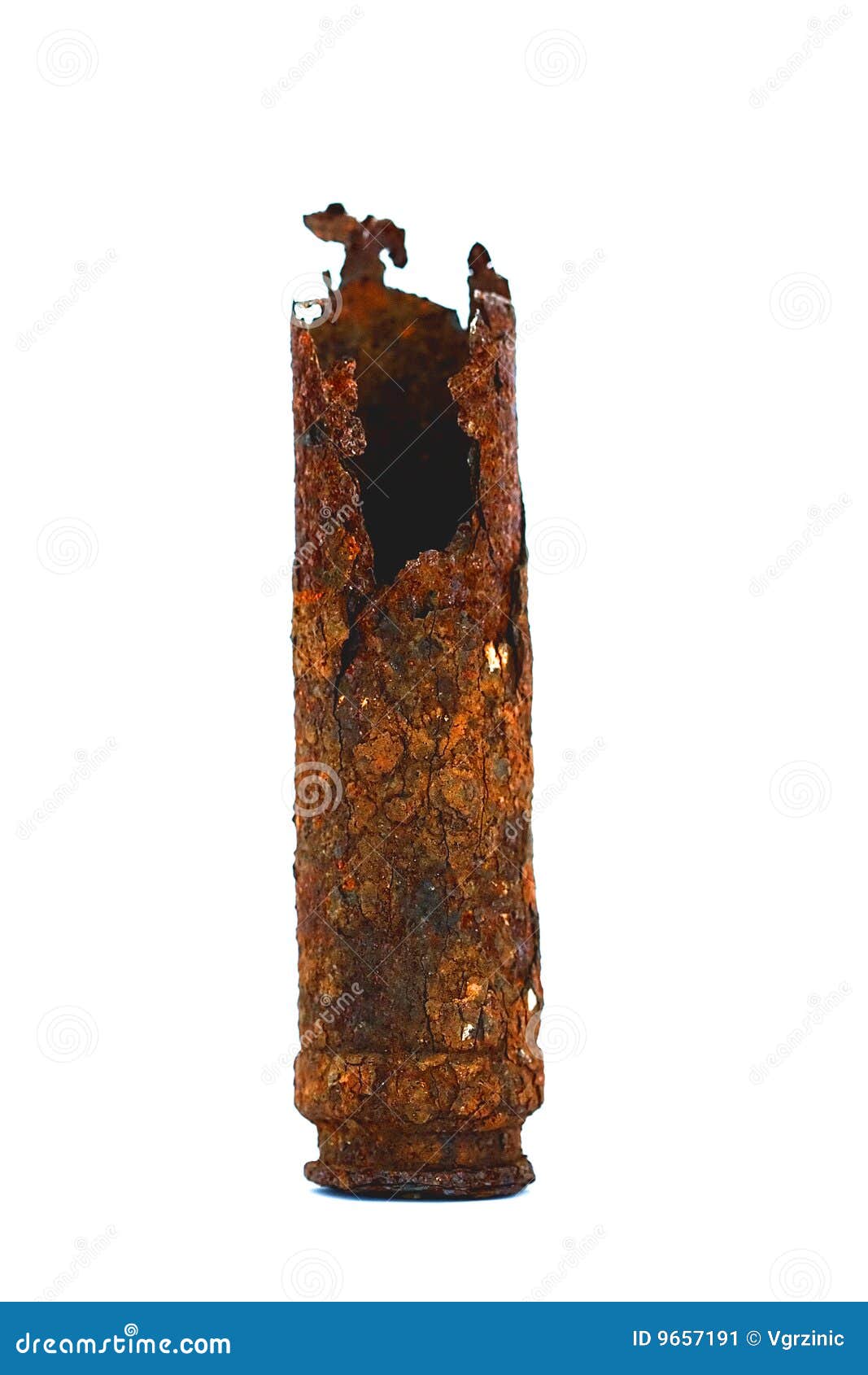Old rusty bullet stock image. Image of rusting, corrosion - 9657191