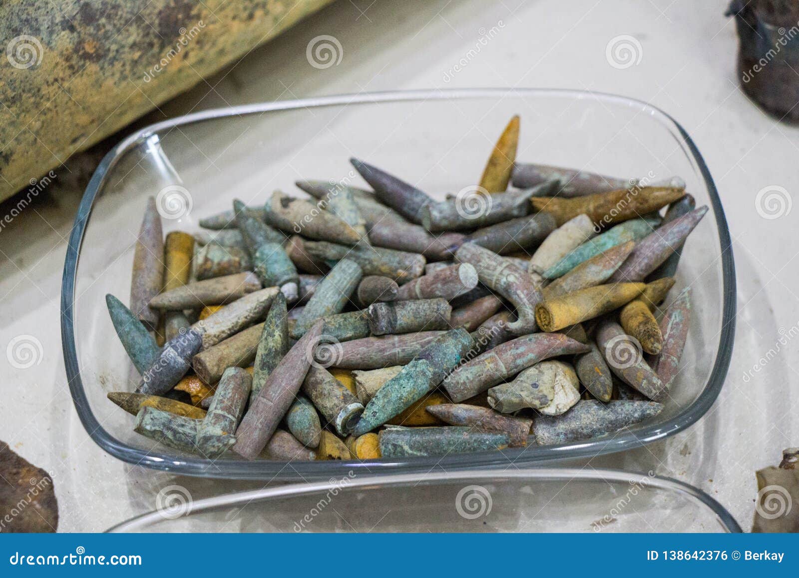 Old Rusty Bullet Ammunition Stock Photo - Image of army, military ...