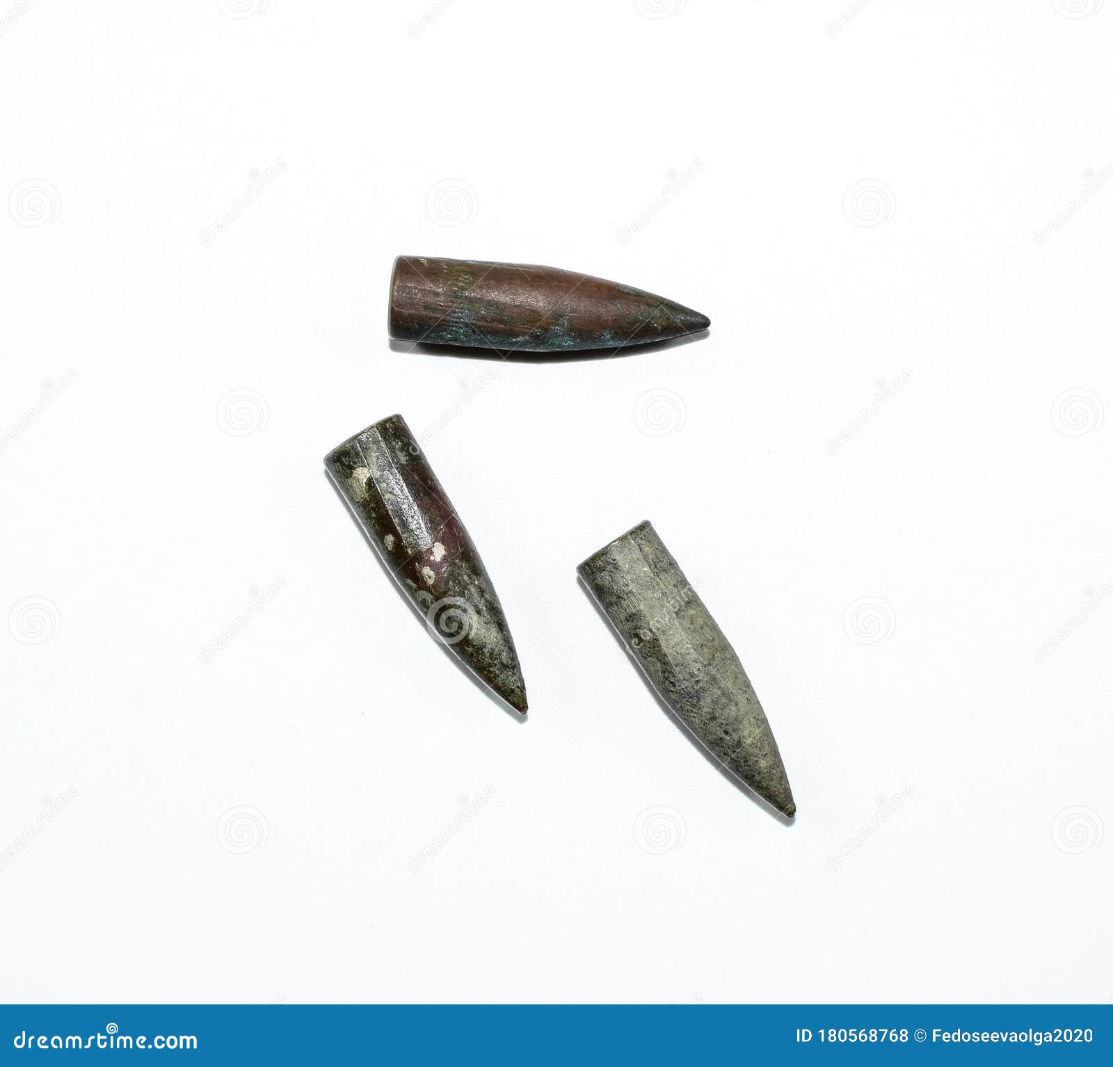 Old Rusty Bullets from Kalashnikov Assault Rifle Stock Photo - Image of ...