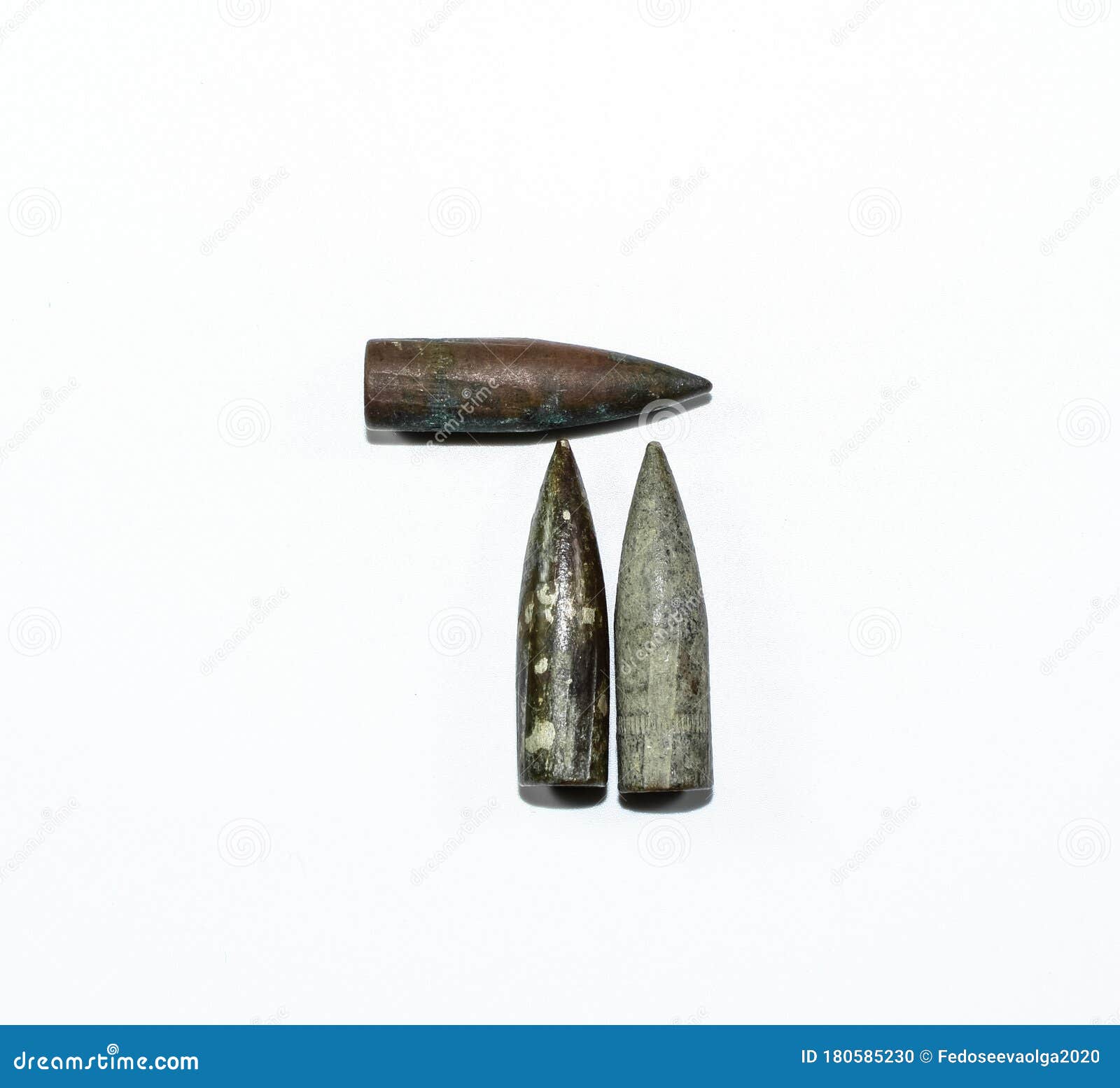 Old Rusty Bullets from Kalashnikov Assault Rifle Stock Photo - Image of ...