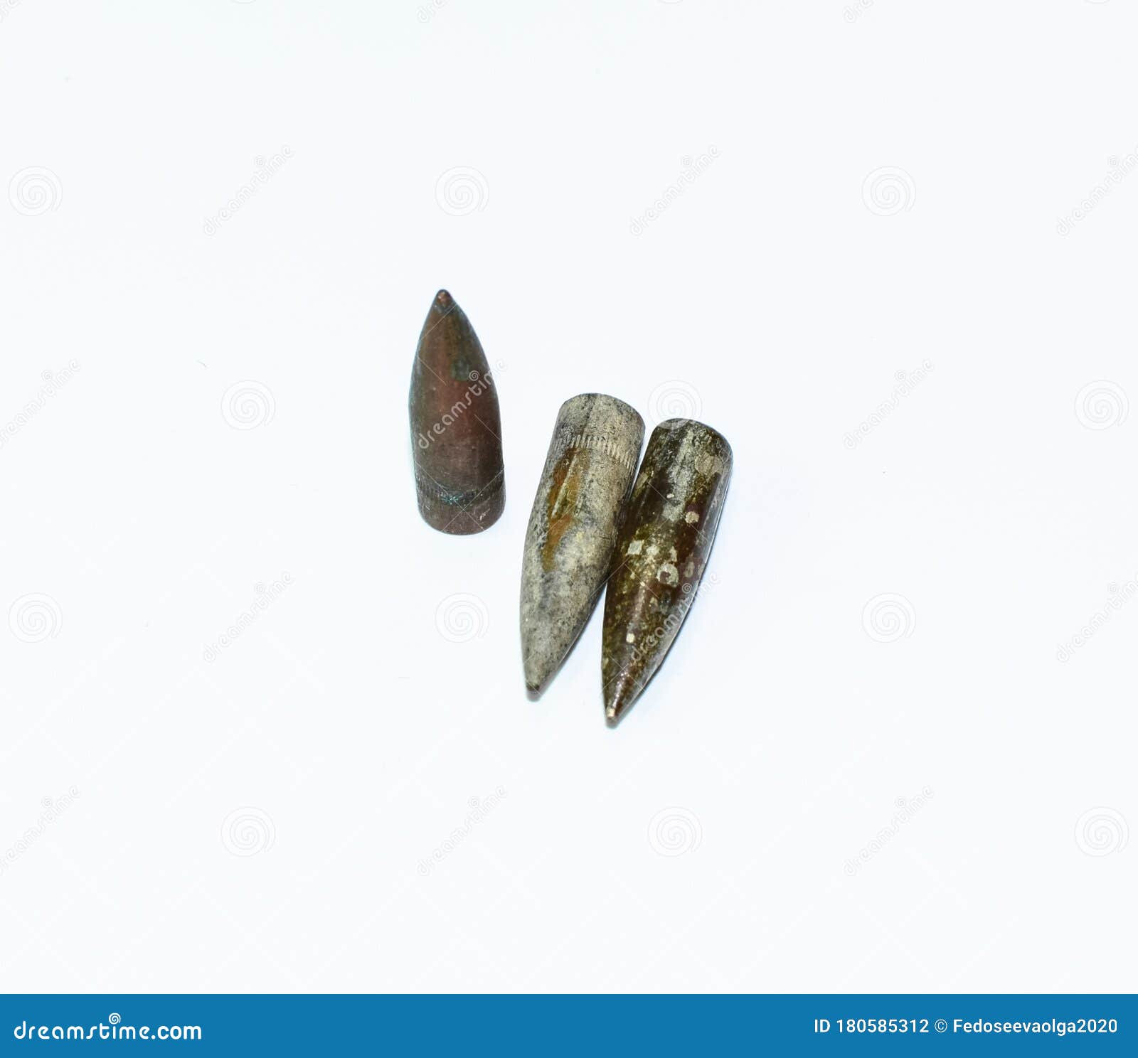 Old Rusty Bullets from Kalashnikov Assault Rifle Stock Photo - Image of ...
