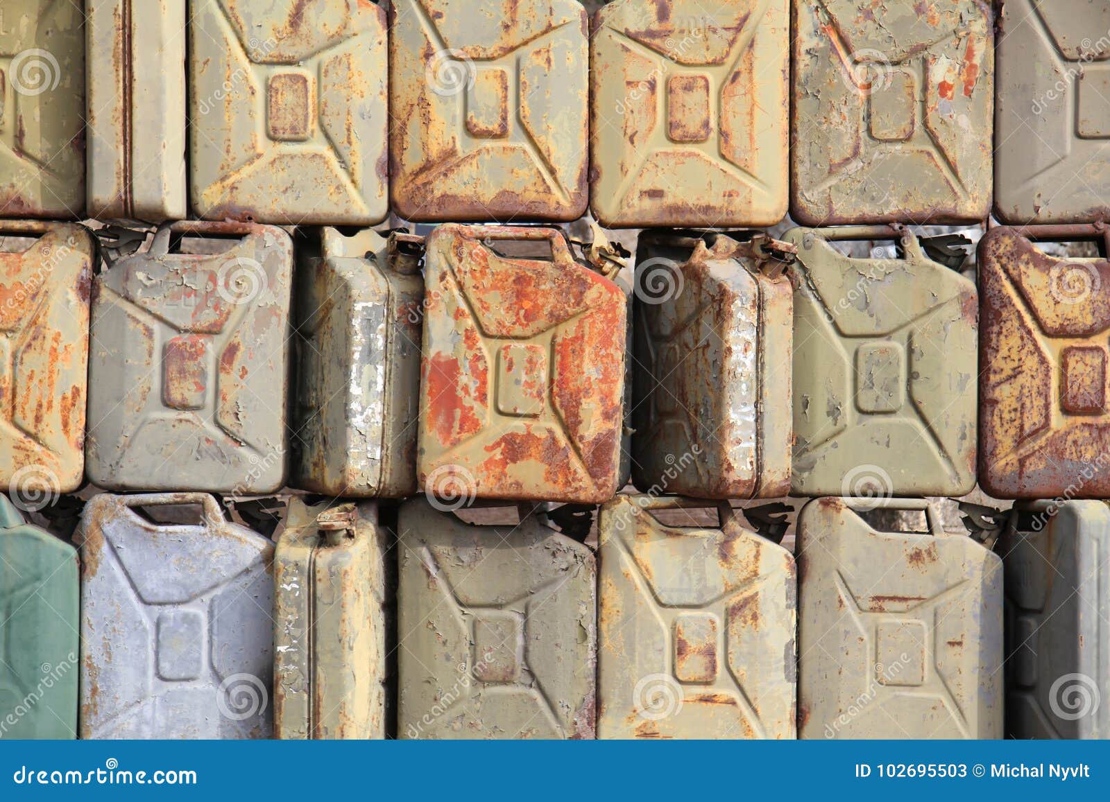 Rusty Canister On The Beach Royalty-Free Stock Photography ...