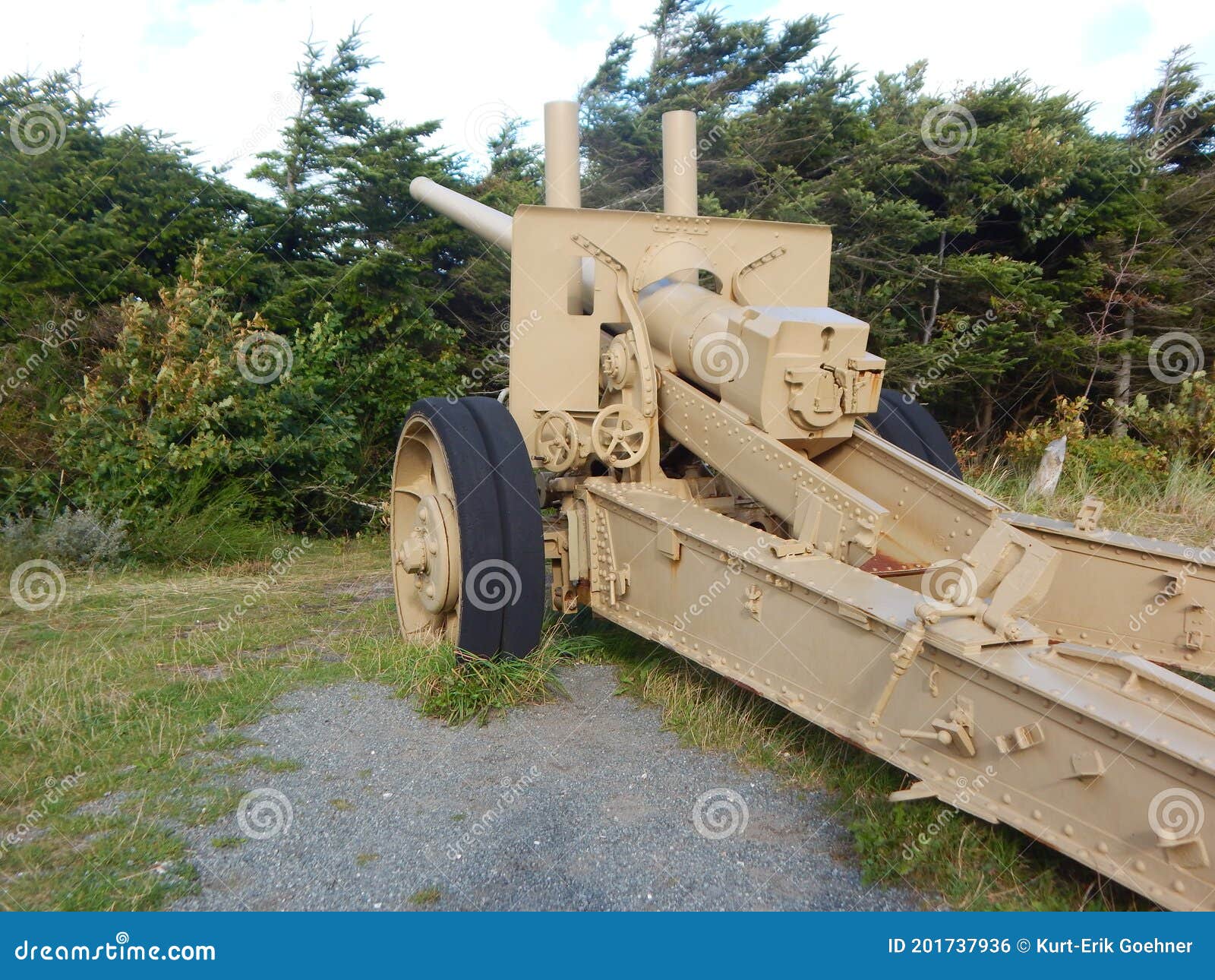 Old and Rusty Cannon in Hanstholm Stock Photo - Image of soldier ...