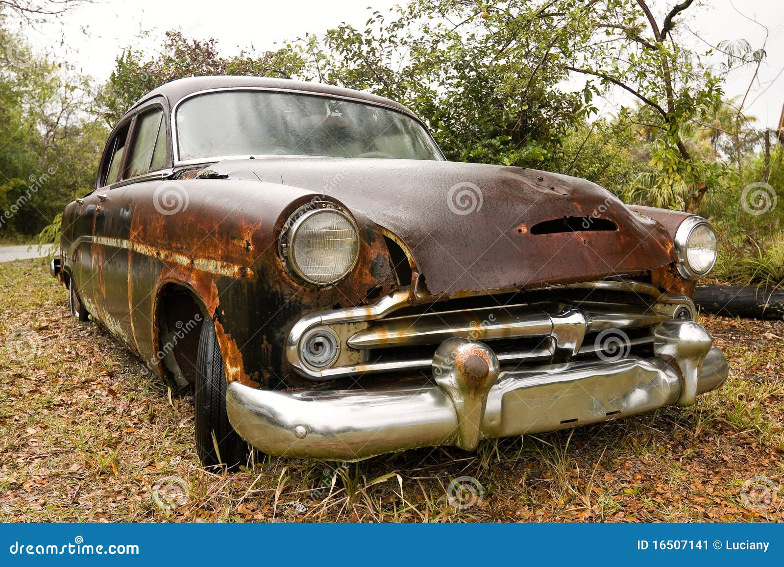 Old Rusty Car stock image. Image of fashioned, front - 16507141