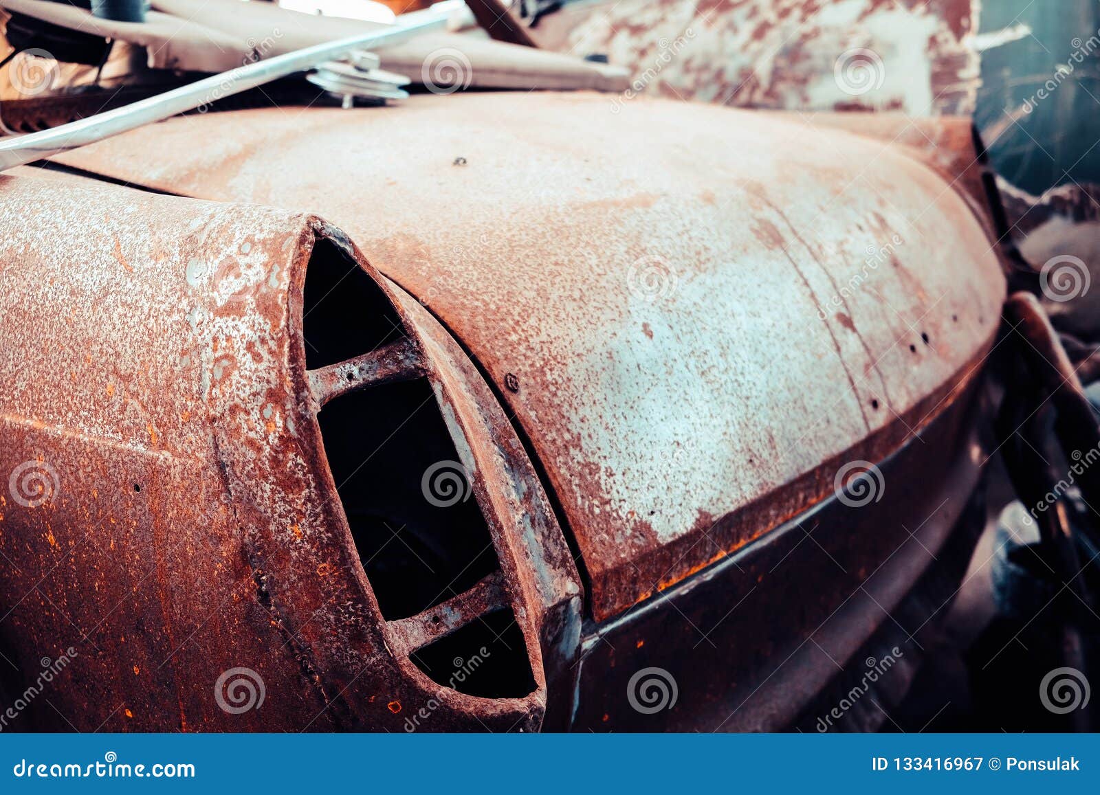 Old rusty car stock image. Image of style, broken, fashioned - 133416967