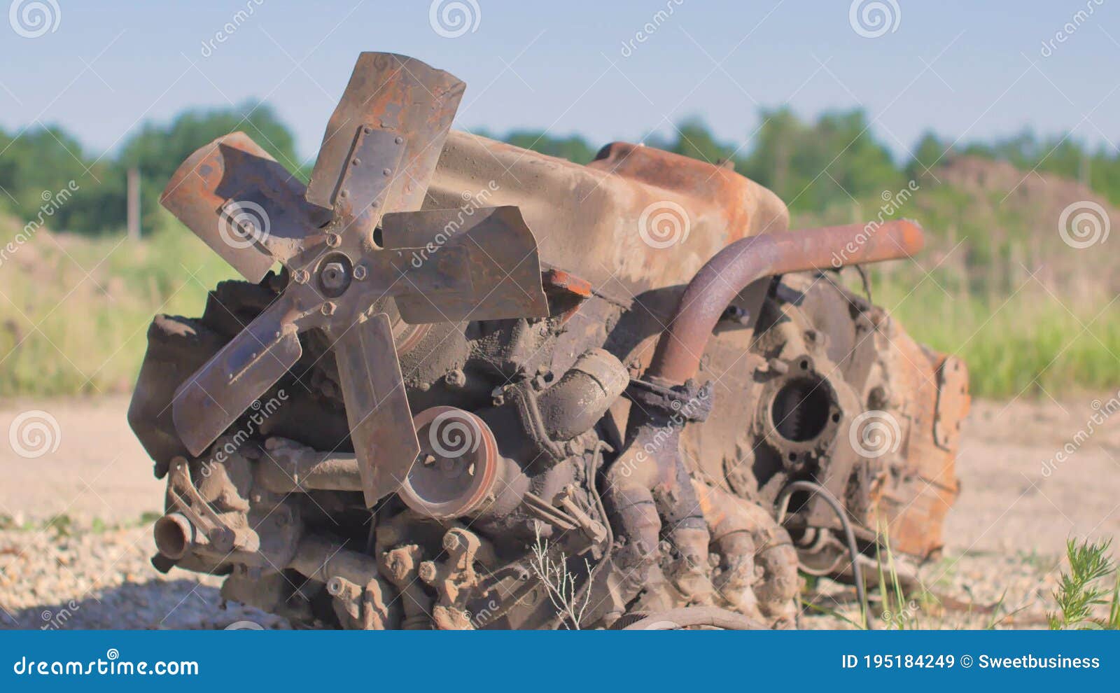 Old rusty car engine motor stock video. Video of technology - 195184249