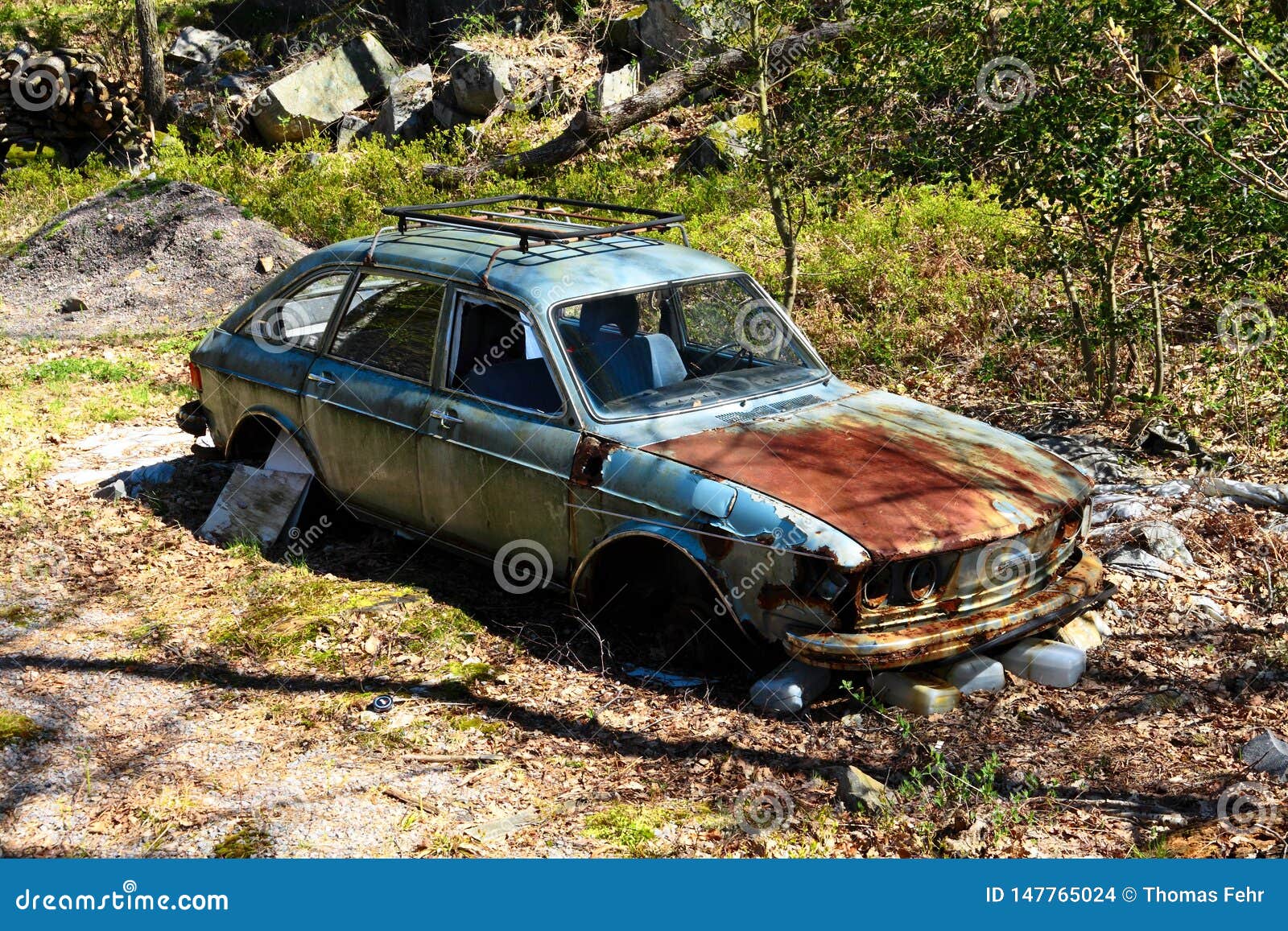 Old rusty car stock photo. Image of retro, corroded - 147765024