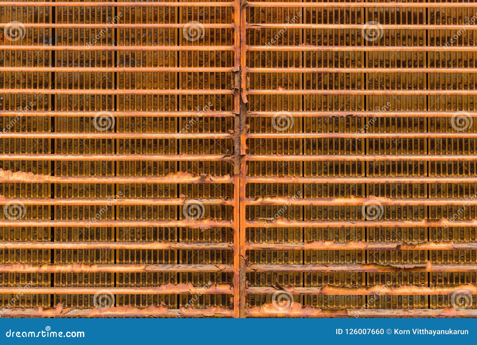 Old Rusty Car Front Panel Air Flow Grid and Engine Cooler Texture ...