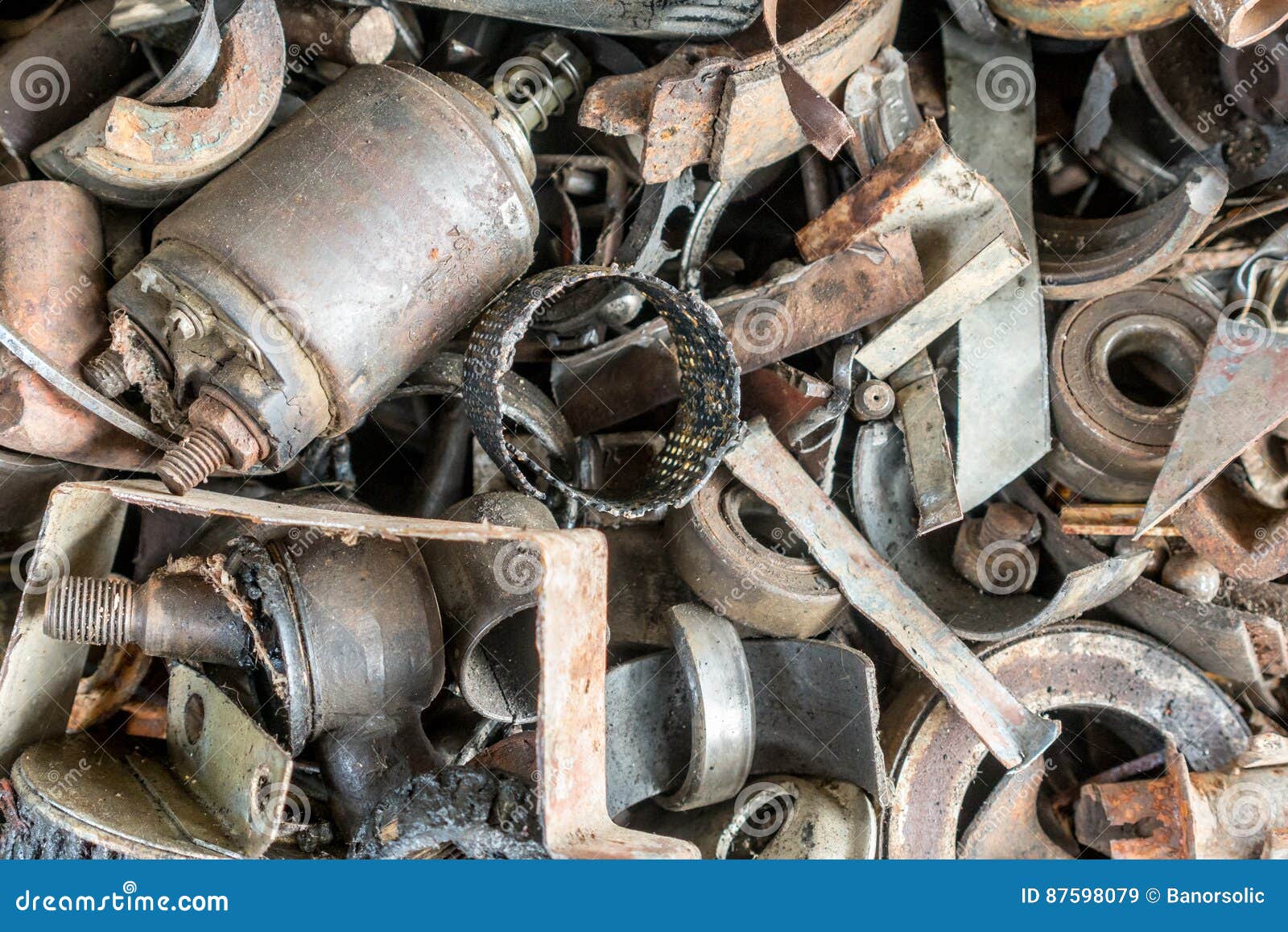 Old rusty car parts stock image. Image of repair, transportation - 87598079