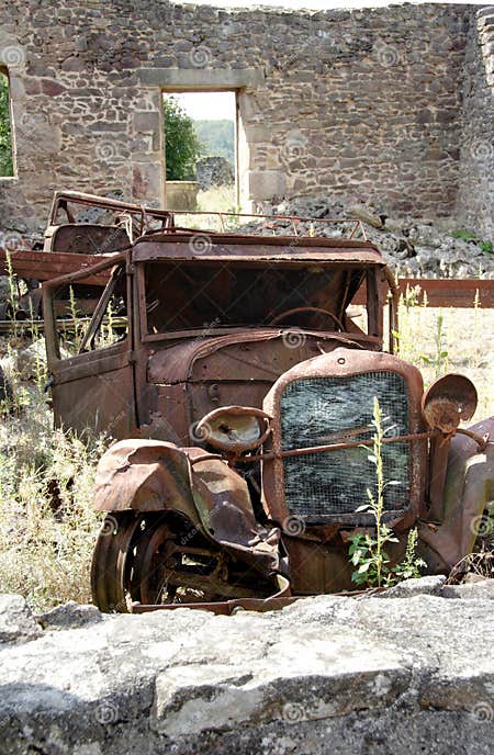 Old rusty car wreck stock photo. Image of sore, decay - 1361316